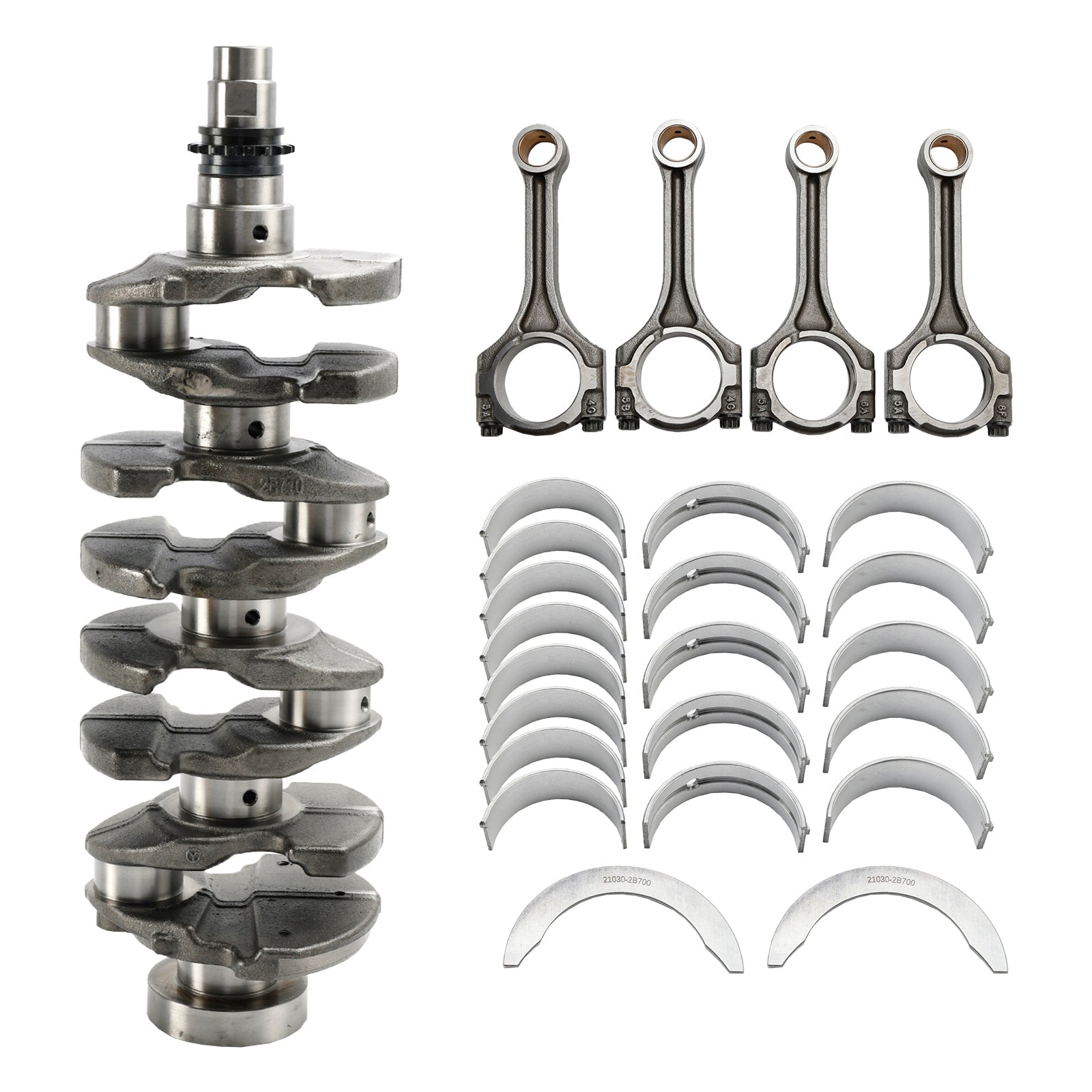2015–2019 Kia KX3 (KC) G4FJ 1.6L Crankshaft & Connecting Rods & Bearin – Component Authority