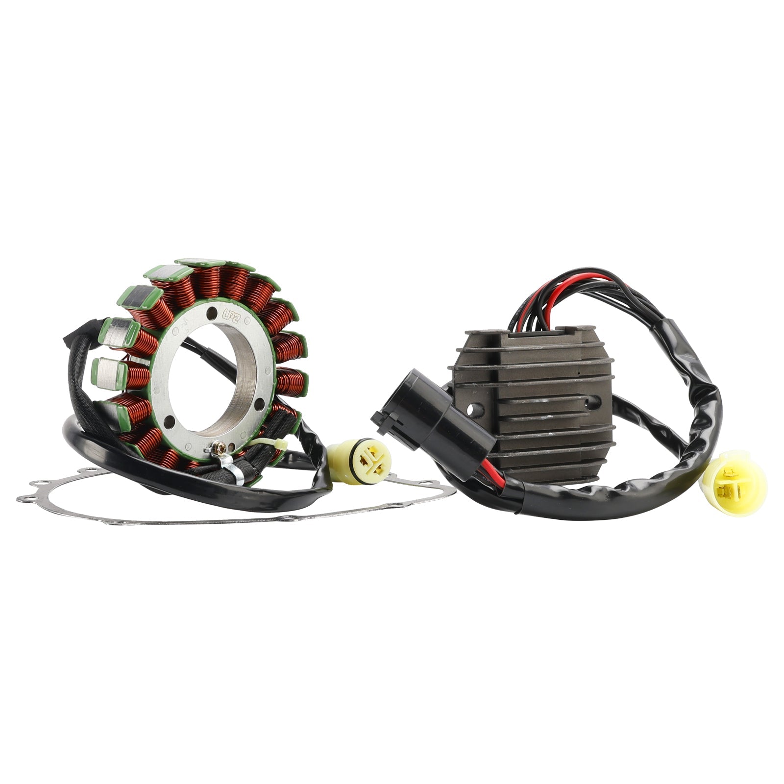 2005-2008 Kawasaki ZX600 ZZR 600 STATOR GENERATOR VOLTAGE REGULATOR GA ...