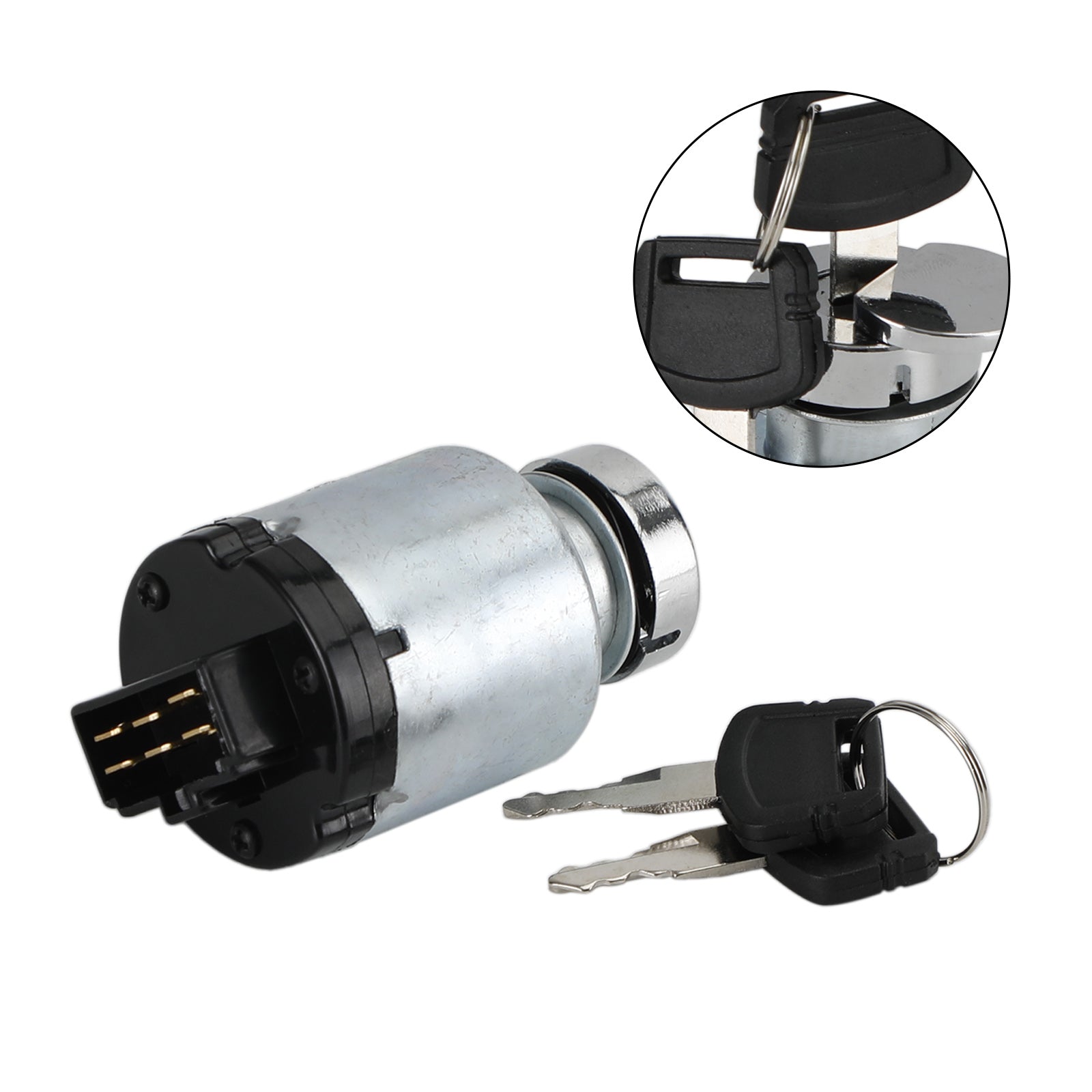 Ignition Switch W/2 Keys 4250350 Fits For Hitachi Excavator EX200-2 EX ...