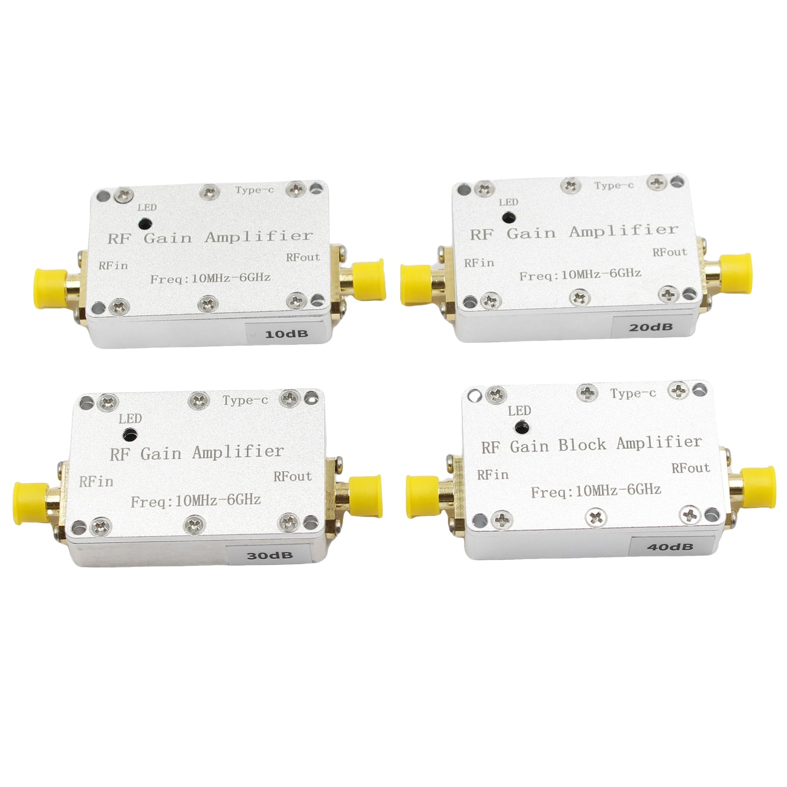 10M-6GHz RF Amplifier 10dB 20dB 30dB 40dB High Gain Driver Receiving A ...