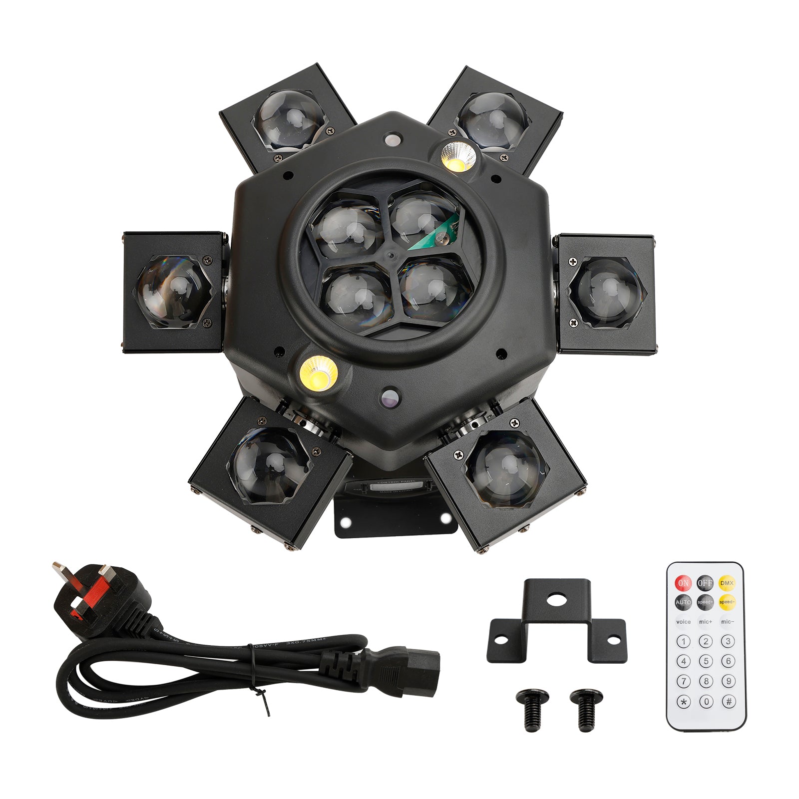 10 LED RGBW Moving Head Strobe Light Laser Stage Lighting Beam DMX Dis ...