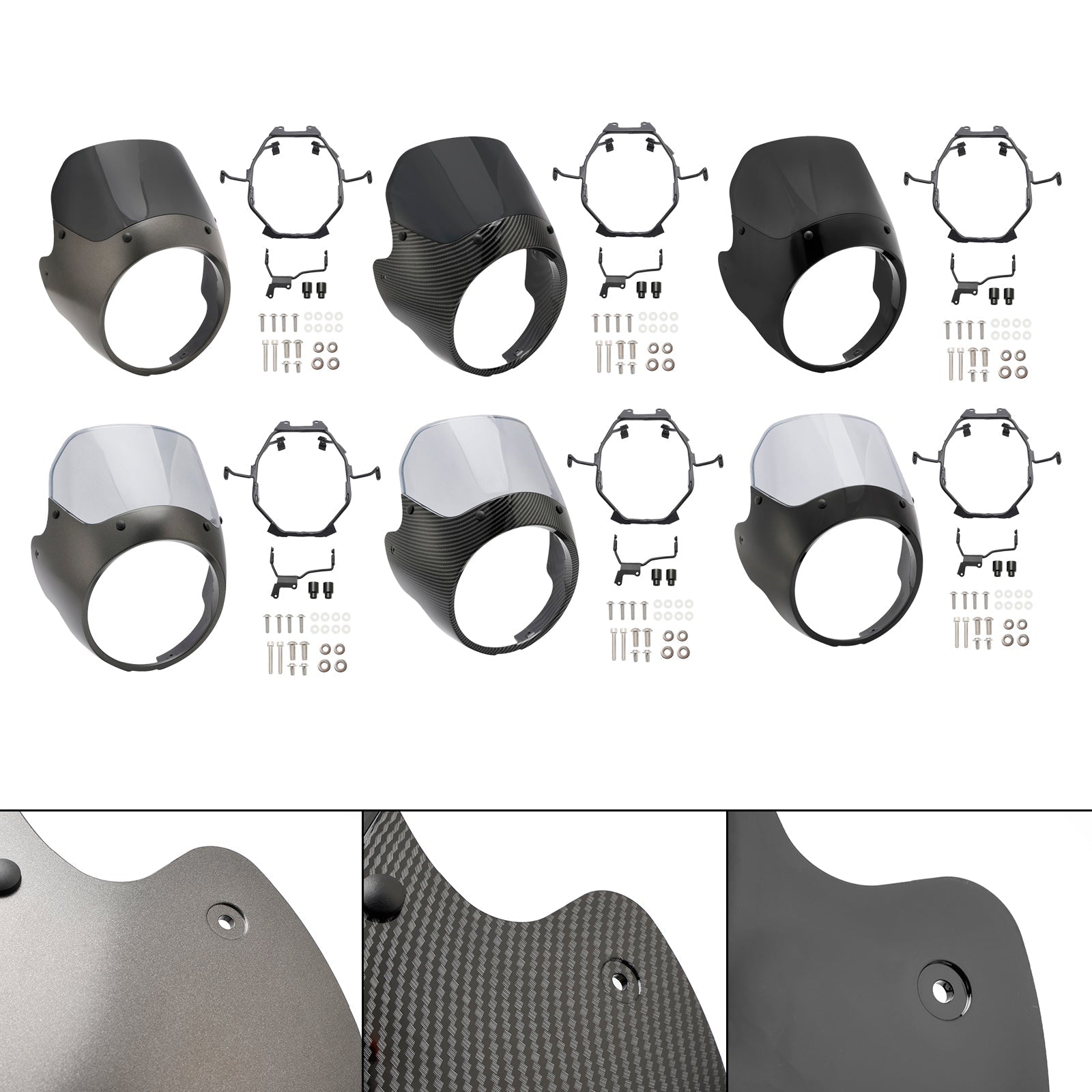 2023-2024 HONDA GB350 GB350S Windshield WindScreen Headlight Fairing C ...