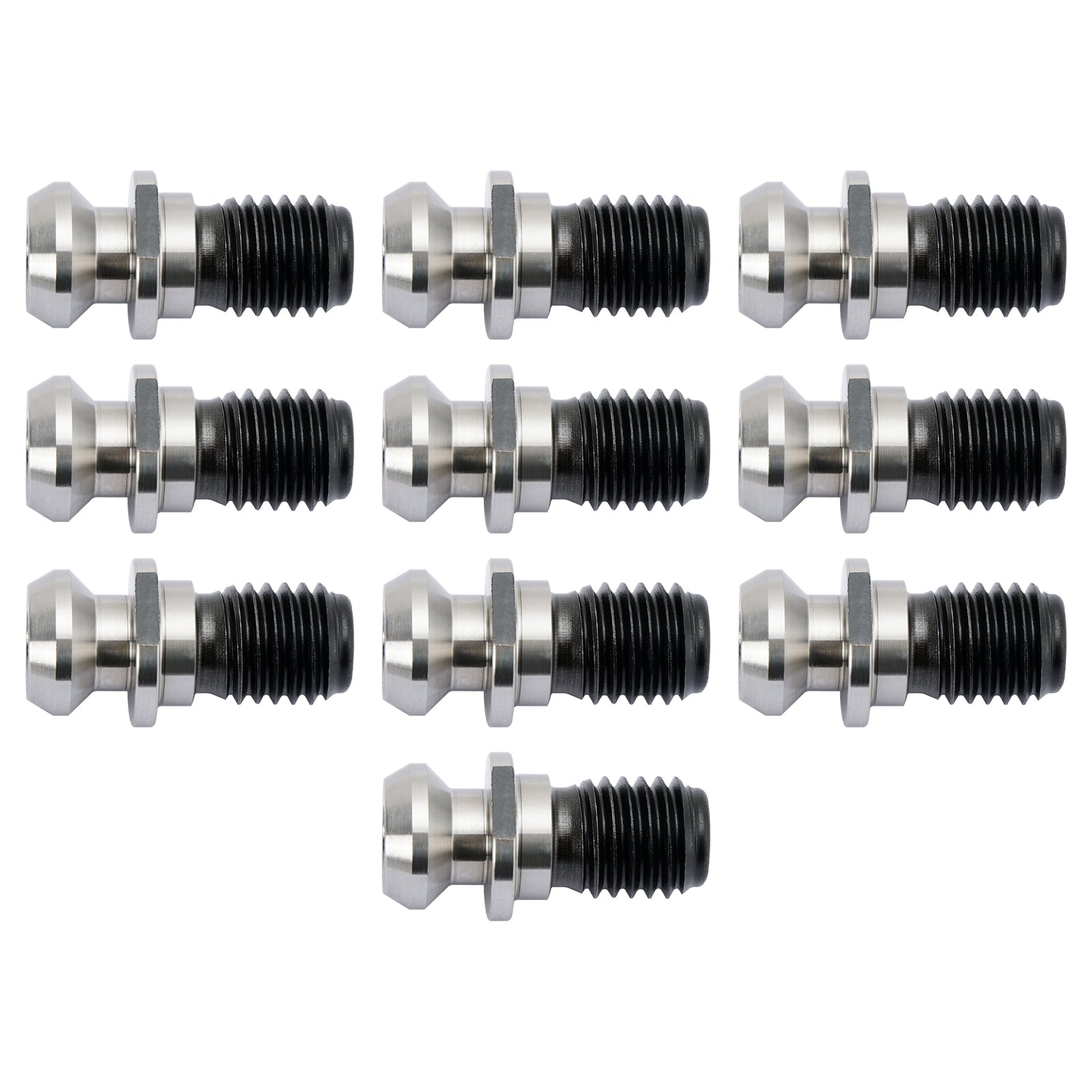 10 Pcs CAT40 45° 0.740" Pull Stud Retention Knob Fits Mazak Fadal CNC ...