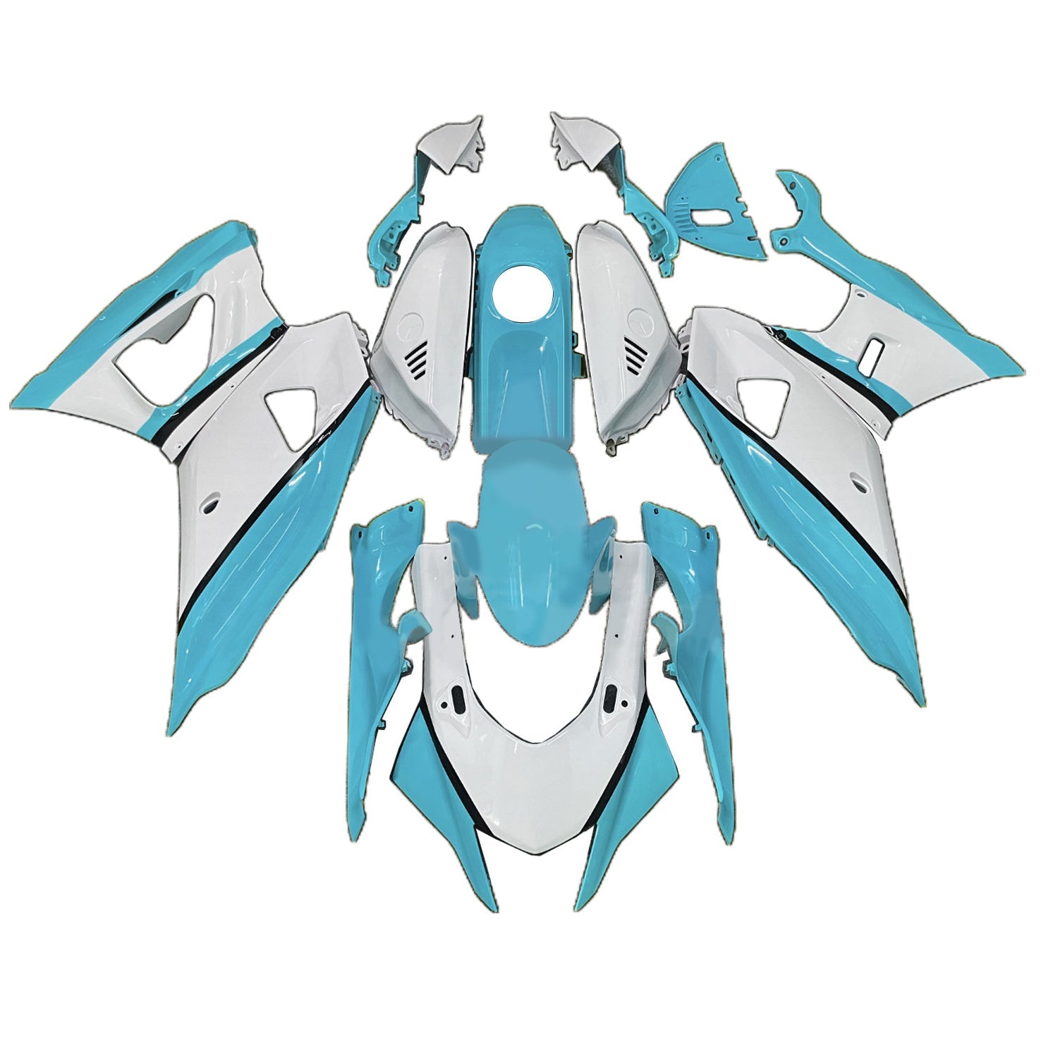 2021-2024 Yamaha YZF-R7 Fairing Kit Bodywork Plastic ABS – Component ...