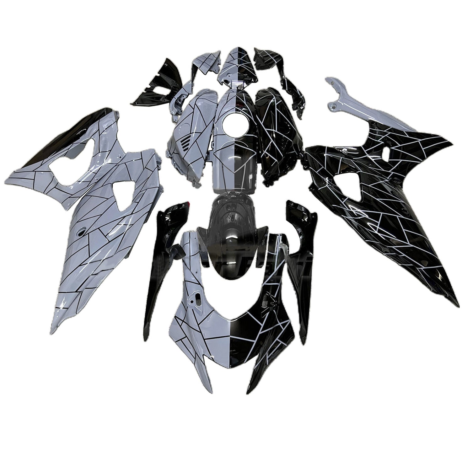 2021-2024 Yamaha YZF-R7 Fairing Kit Bodywork Plastic ABS – Component ...