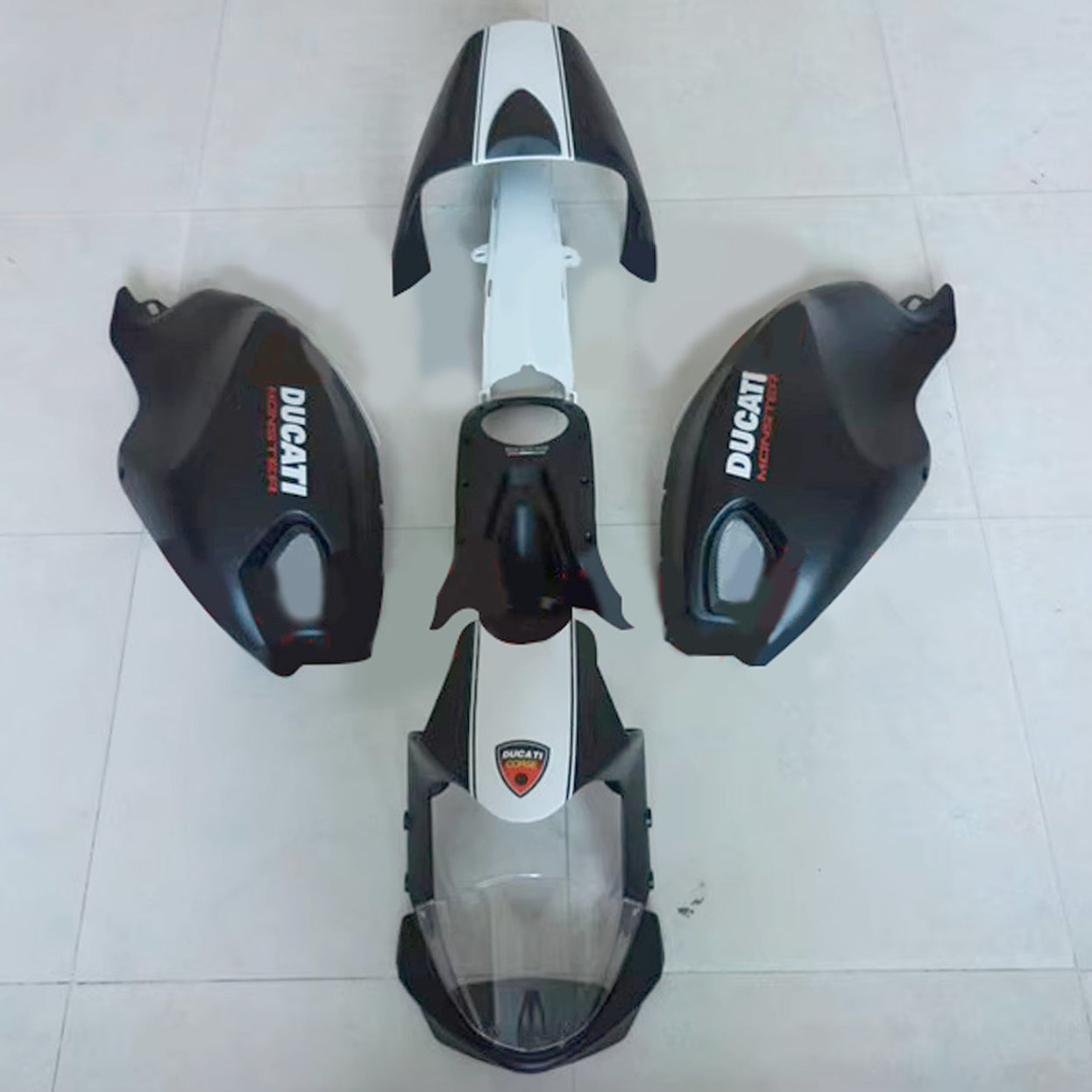 All years Ducati Monster 696 796 1100 S EVO Injection Fairing Kit Body ...