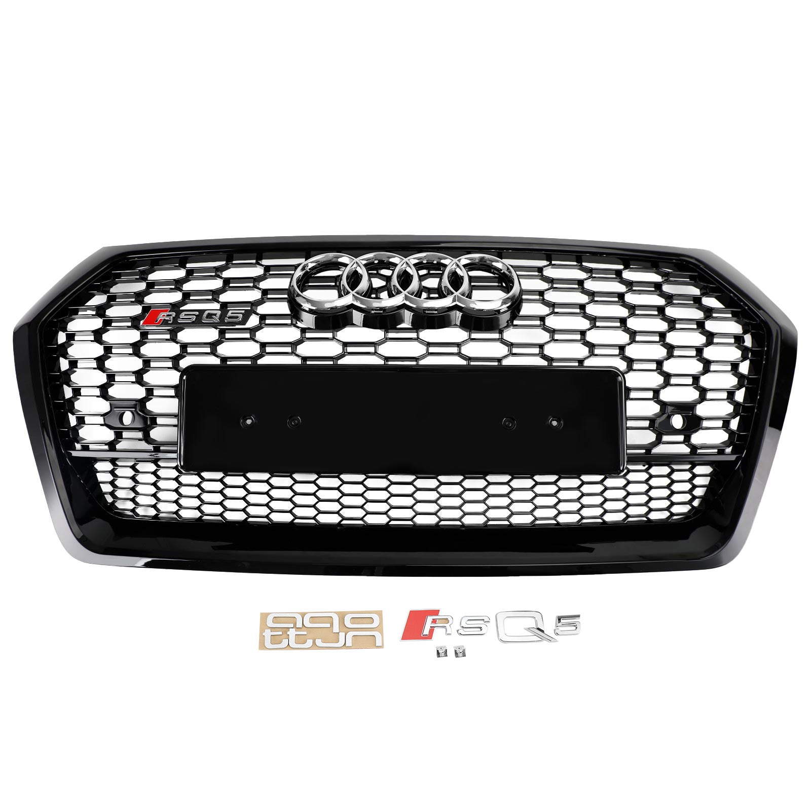 2018-2020 Audi Q5 SQ5 RSQ5 Style Front Honeycomb Mesh Grill Grille ...