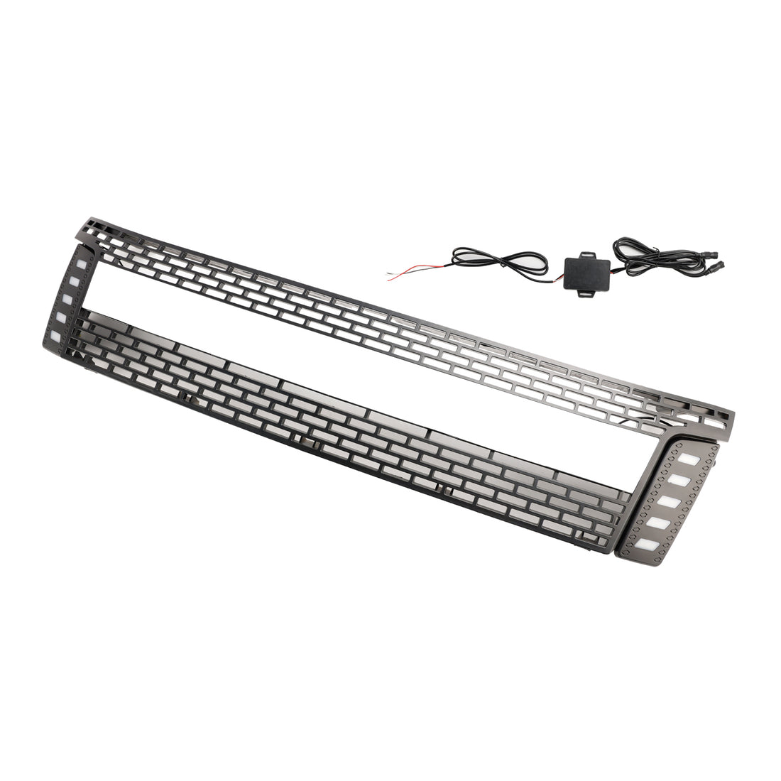 2012-2014 Ford Ranger T6 w/ LED Light Matt Black Front Bumper Grill Gr ...