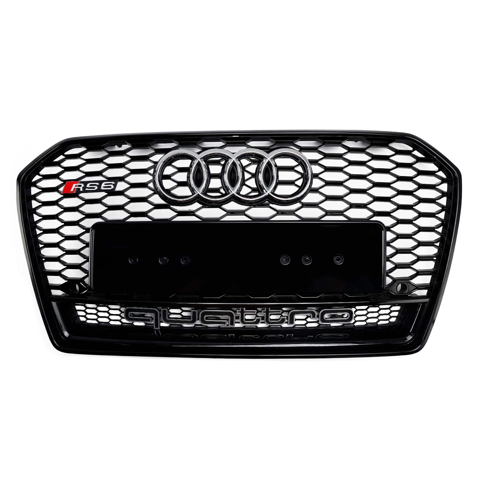 2016-2018 Audi A6 S6 C7 C7PA RS6 Style Honeycomb Mesh Front Grill Gril ...