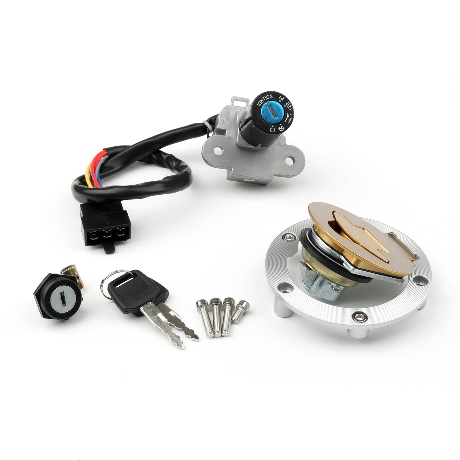 1997-1998 Ducati 996SPS 996 Ignition Switch Lock Fuel Gas Cap Key Set ...