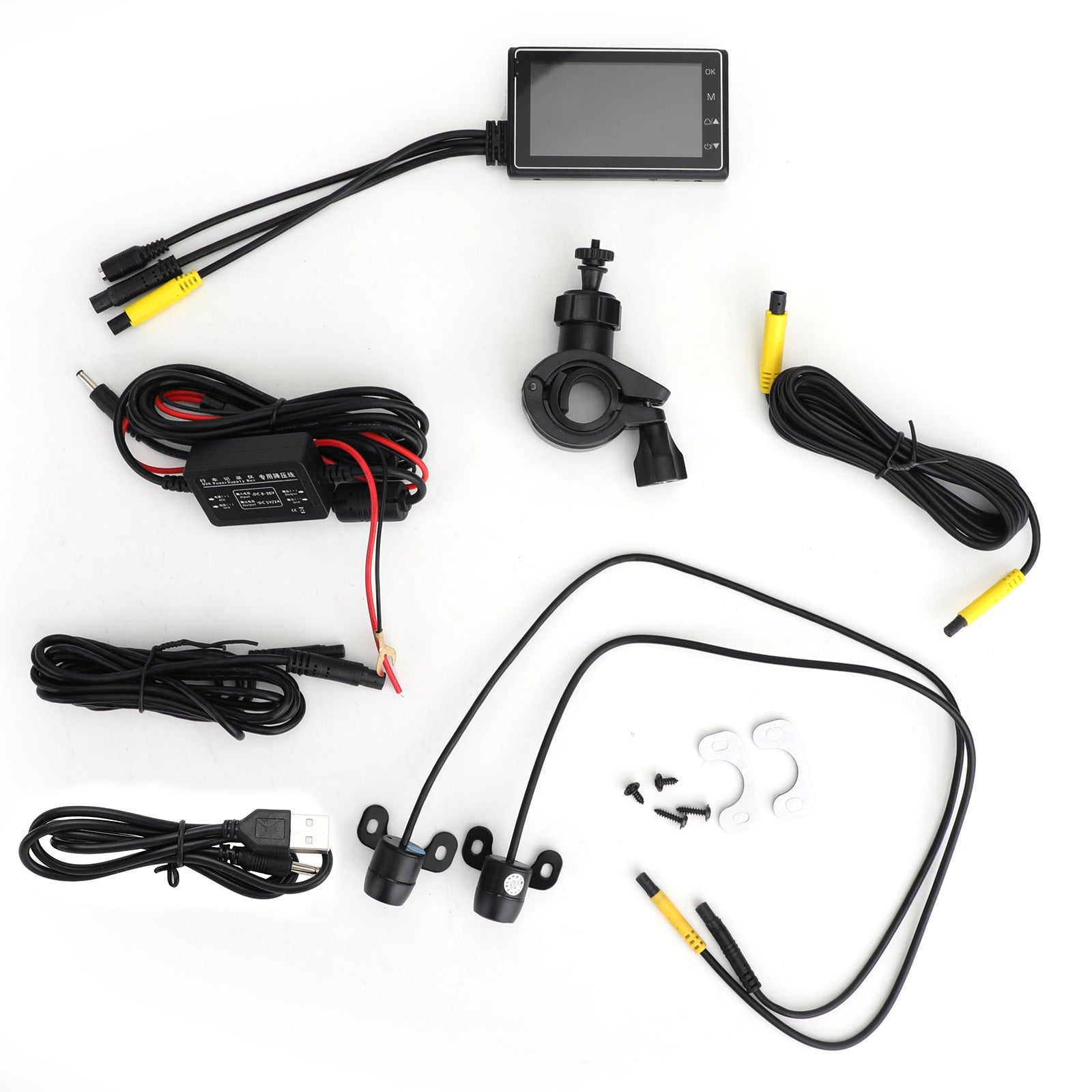 1080P Motorcycle DVR Motorbike Video recorder Dual Camera Support ...