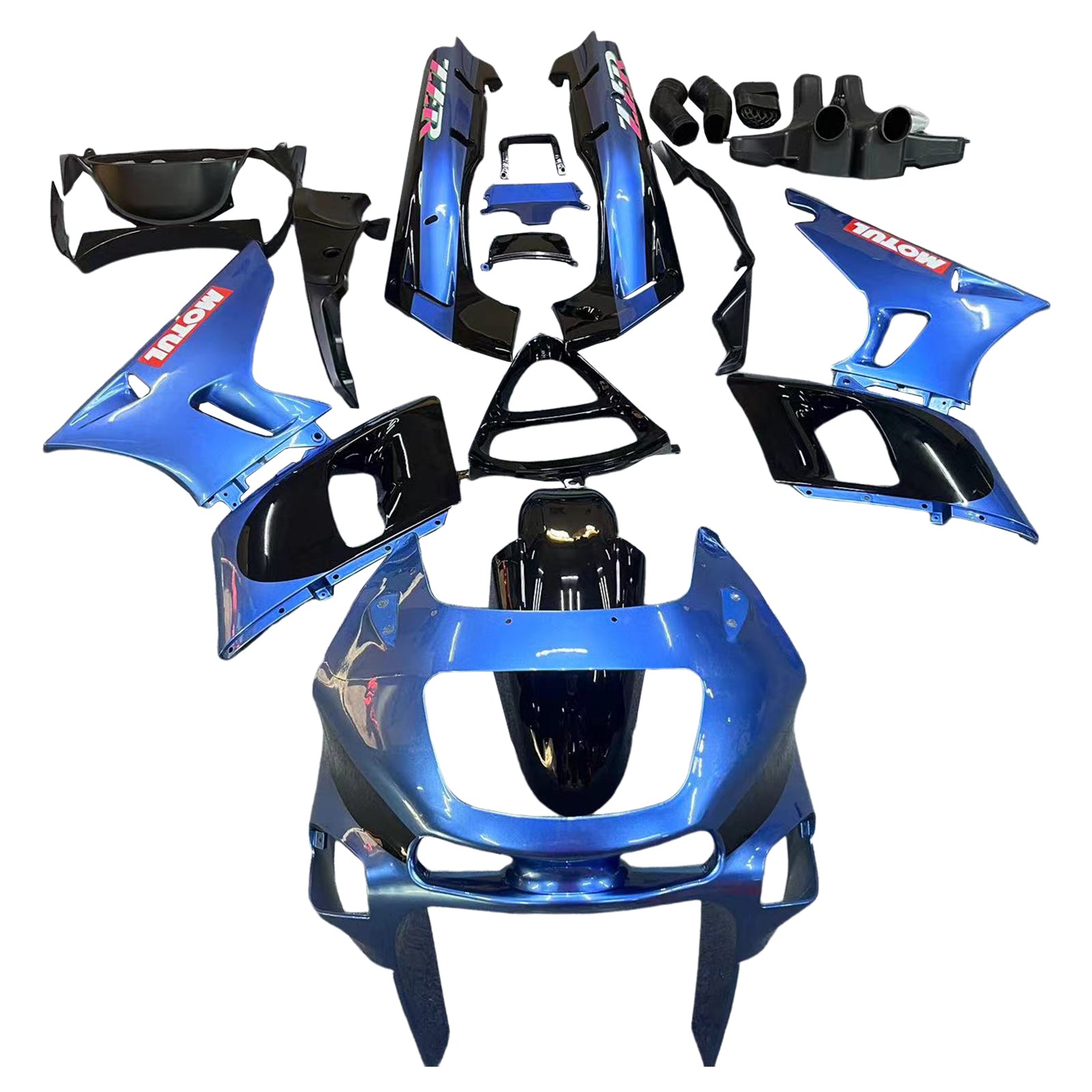 1993-2007 Kawasaki ZZR400 ZZR600 Injection Fairing Kit Bodywork Plasti ...