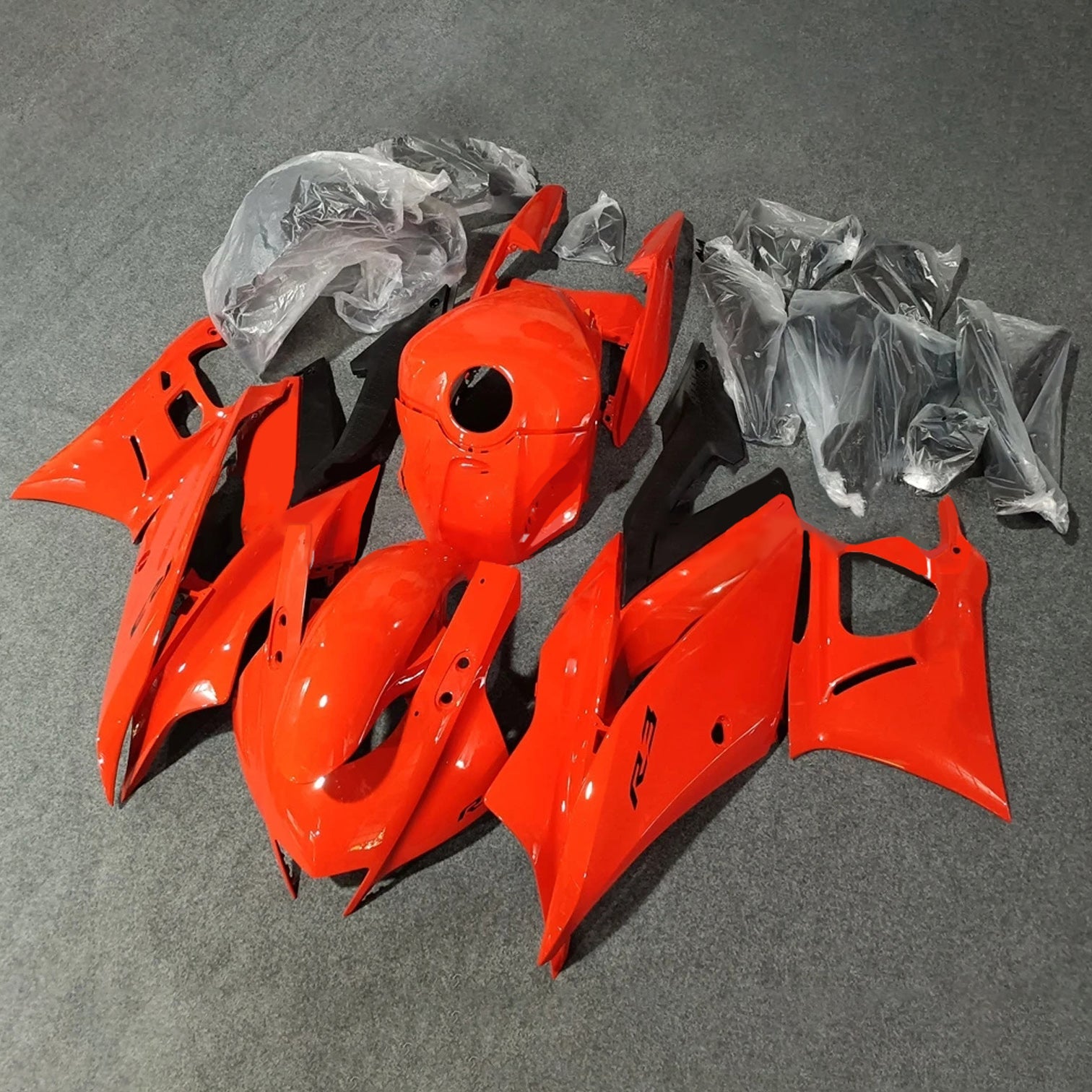 2022-2023 Yamaha YZF-R3 R25 Injection Fairing Kit Bodywork Plastic ABS ...