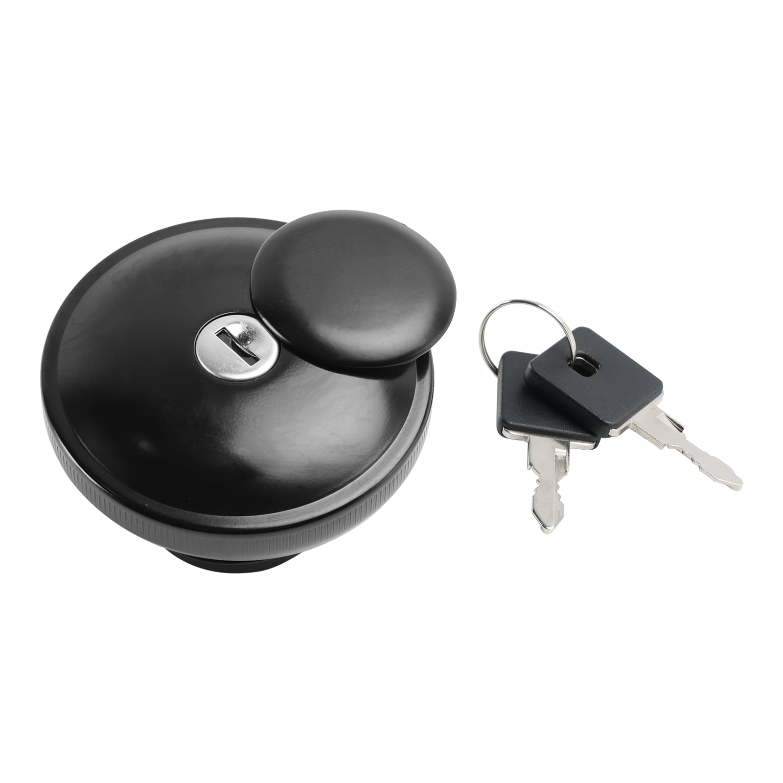 BLACK GAS FUEL CAP VENTED FOR SOFTAIL FLSTN FXSTD FXST FLS 2000-2020 6 ...