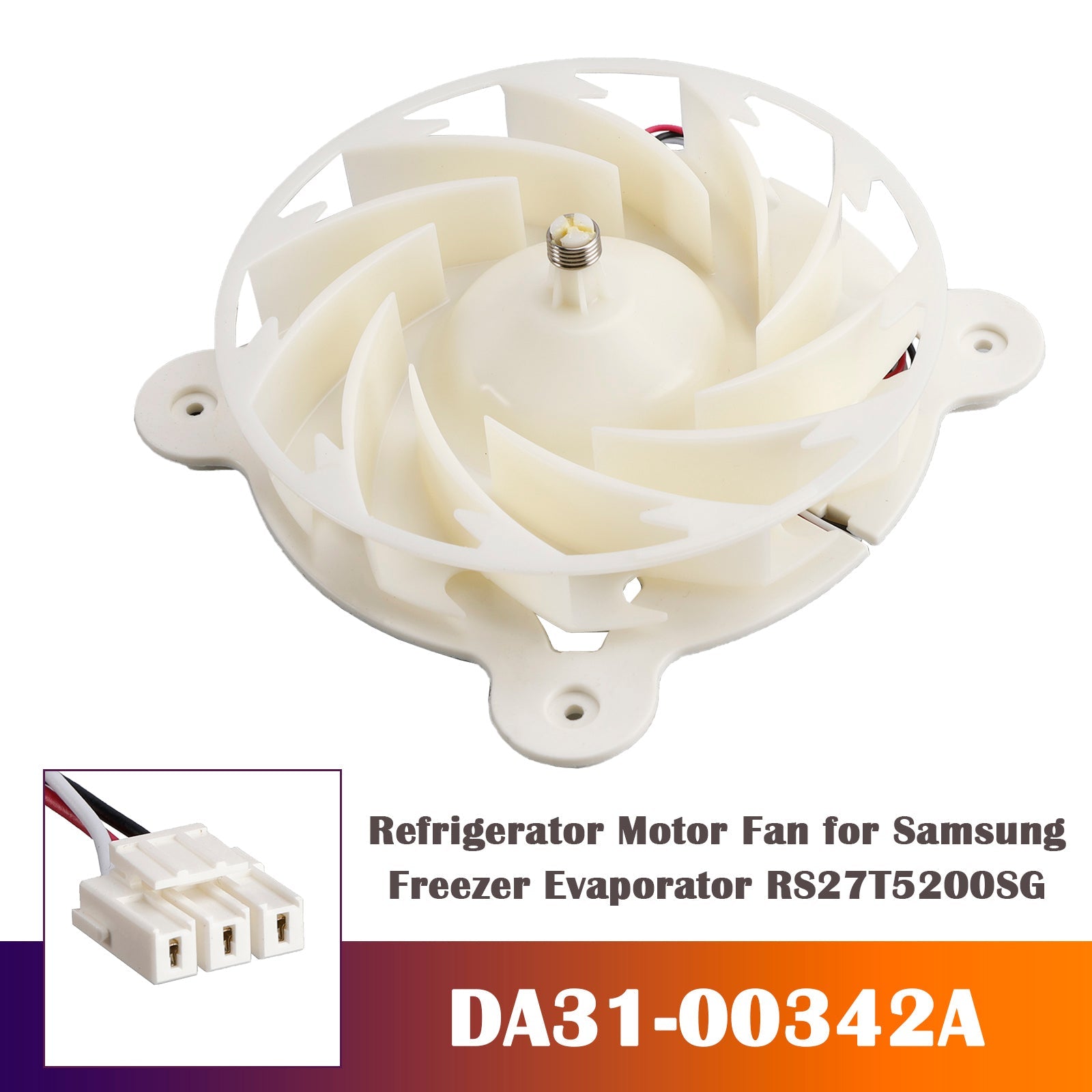 DA31-00342A Refrigerator Motor Fan for Samsung Freezer Evaporator RS27 ...