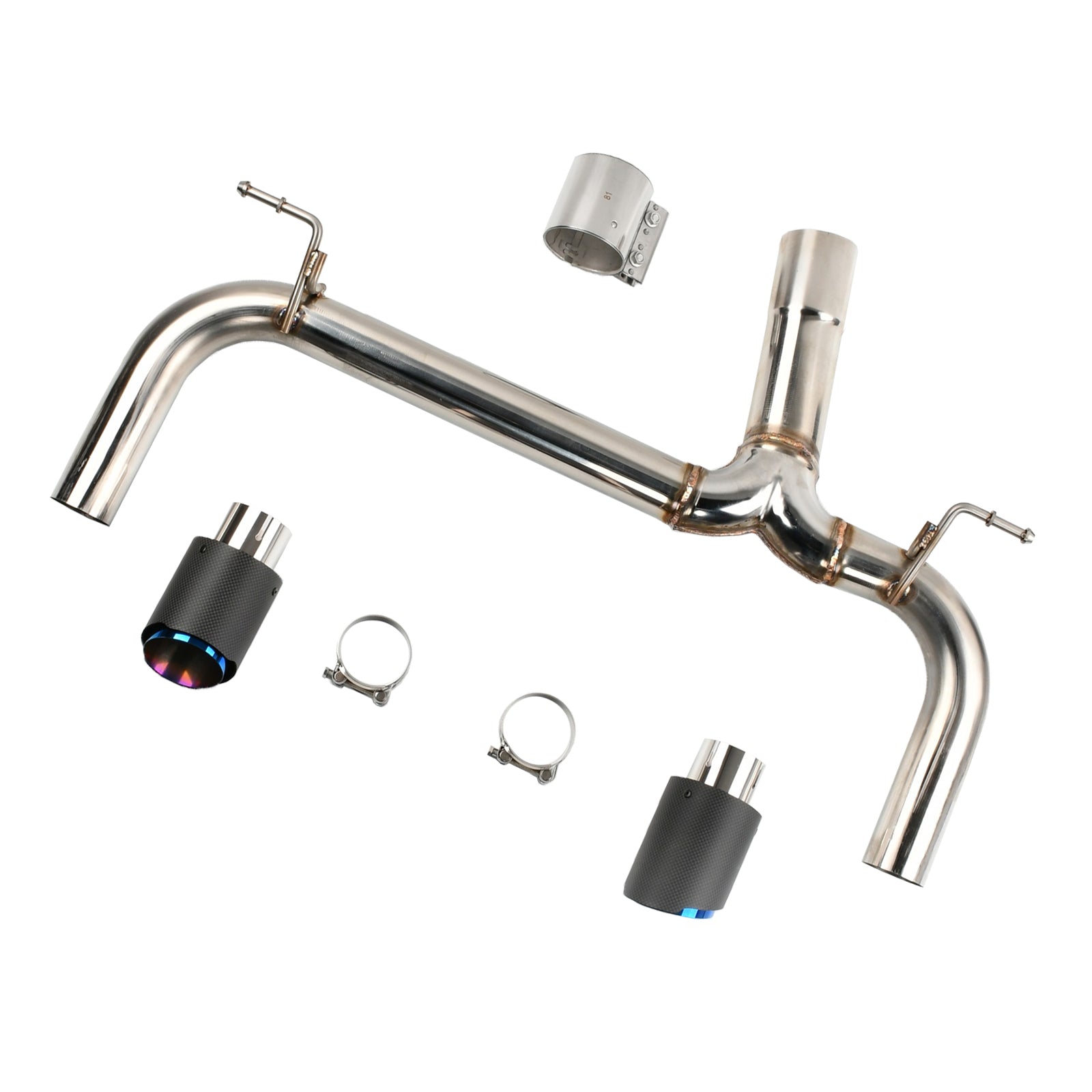 2014-2016 BMW 4 Series F32 435i Axle Back Muffler Exhaust Pipe ...