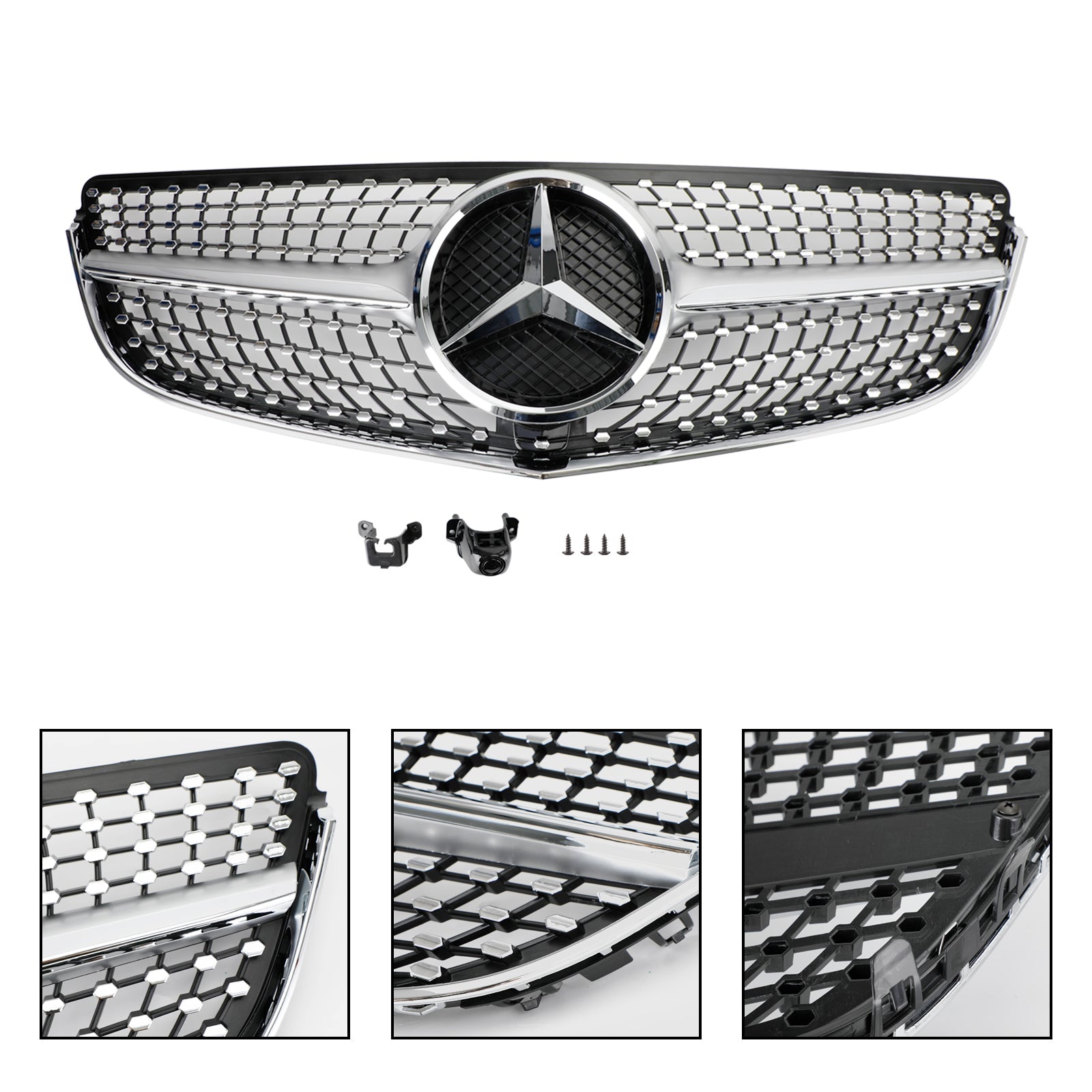 2014-2017 E-CLASS C207 Benz Mercedes Grill Coupe Front Bumper Grille G ...