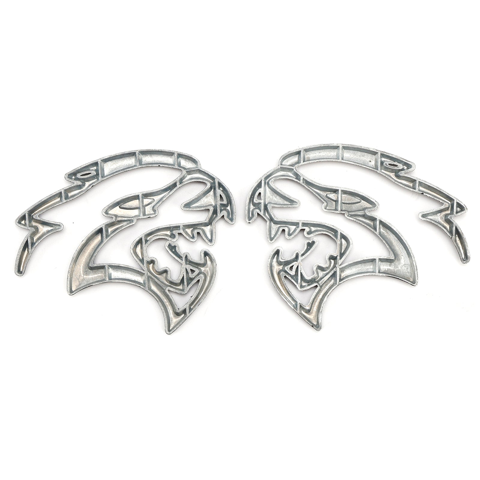 2x Hellcat Fender Side Emblem Badge Decal for SRT Hellcat Black ...