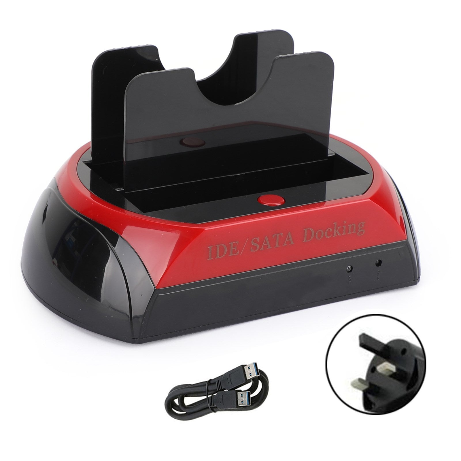 ALL in One HDD Docking/Dock Station HD Dual Bay USB to SATA IDE 2.5" 3 ...