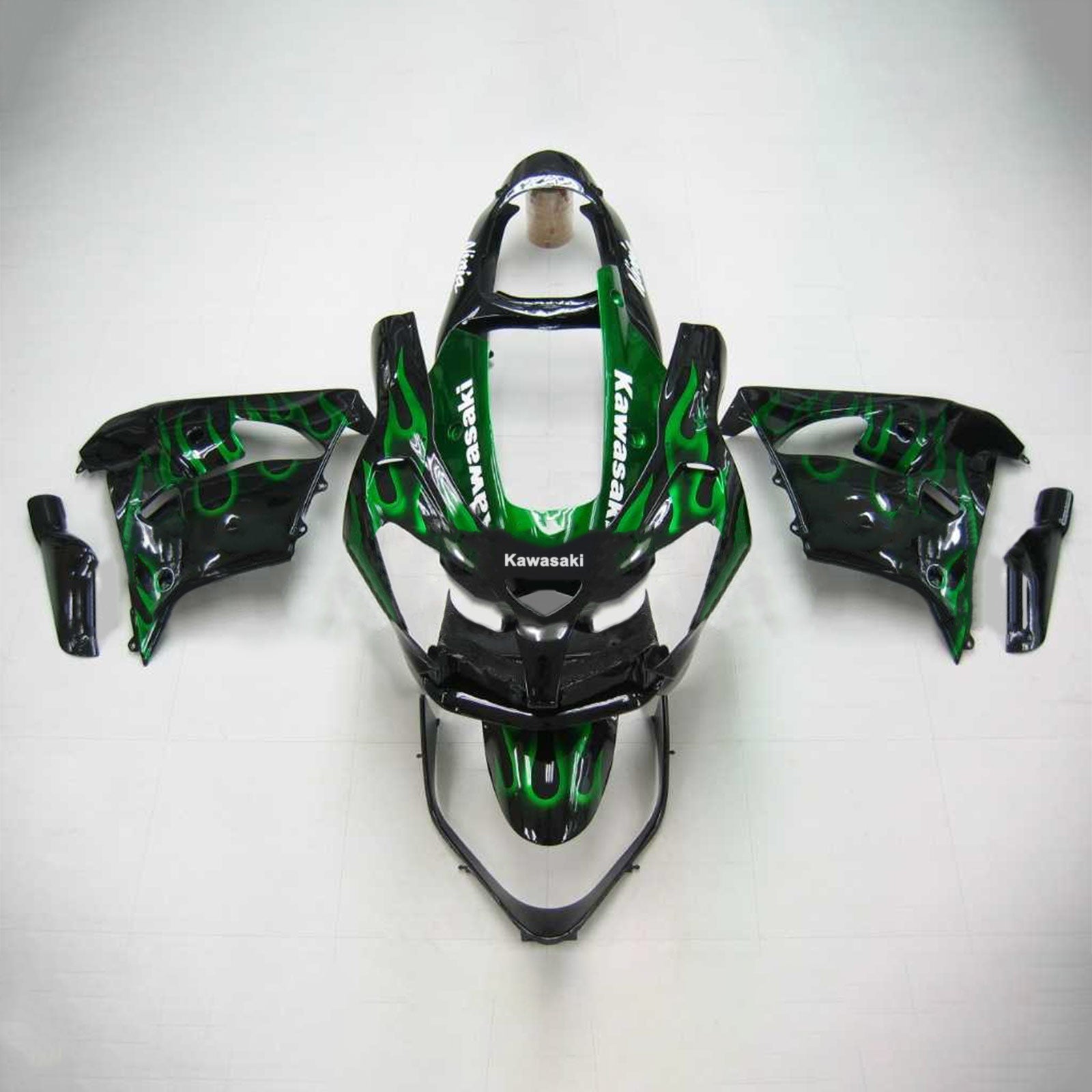 2000-2001 Kawasaki ZX9R Amotopart Injection Fairing Kit Bodywork Plast ...