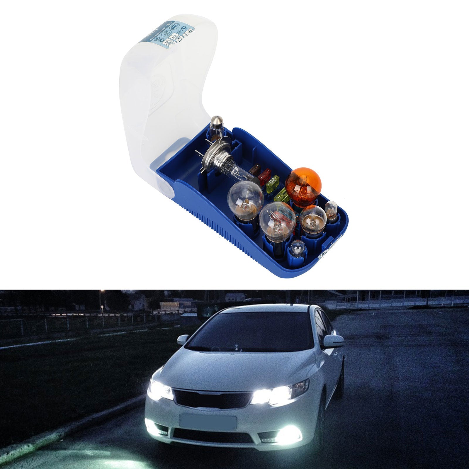 For GE General Lighting Emergency Rescue Kit Fuse H7 PY21W P21/5W R5W ...