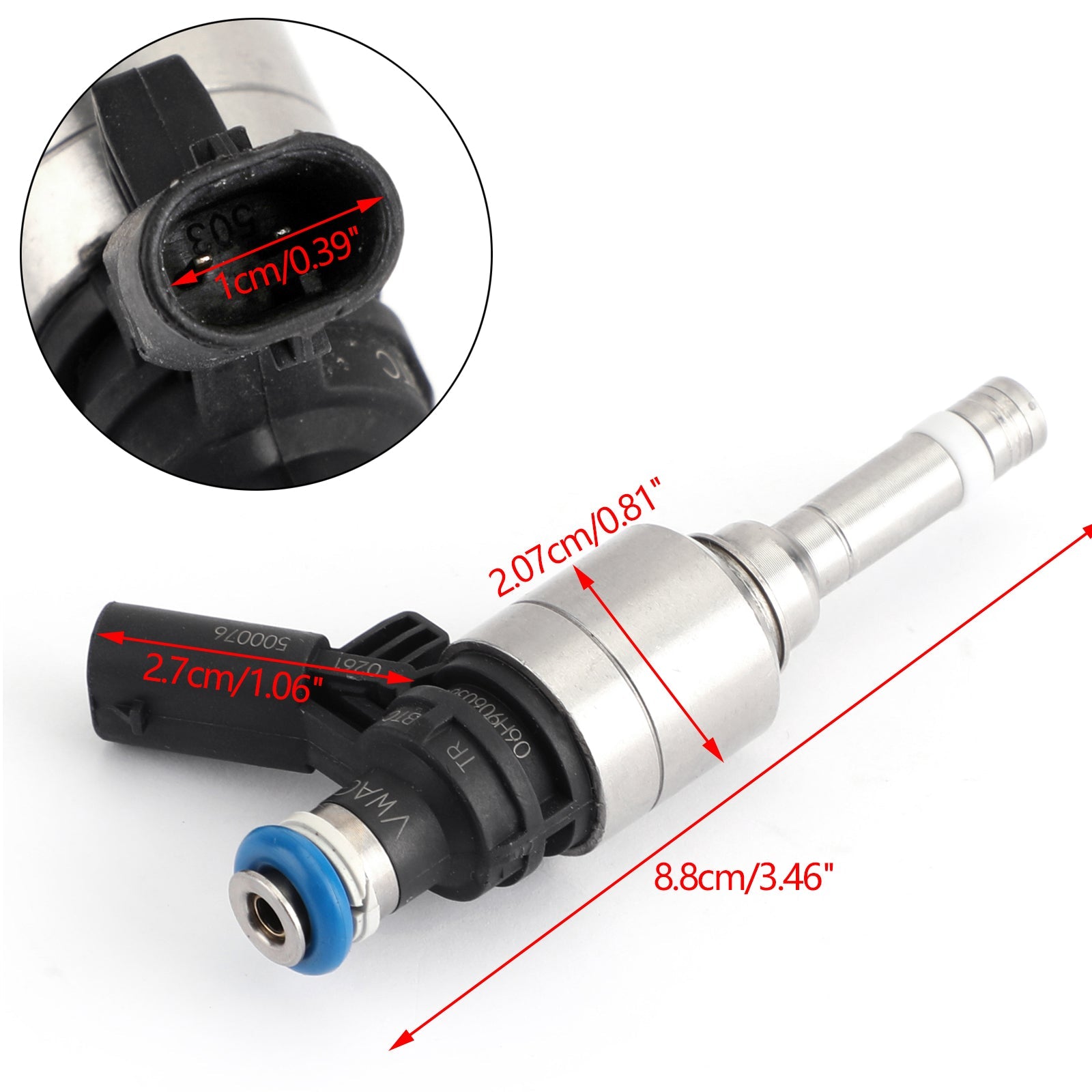 06H906036G 4pcs Fuel Injectors For Audi A4 A3 A5 TT VW T5 Eos CC 2.0L ...