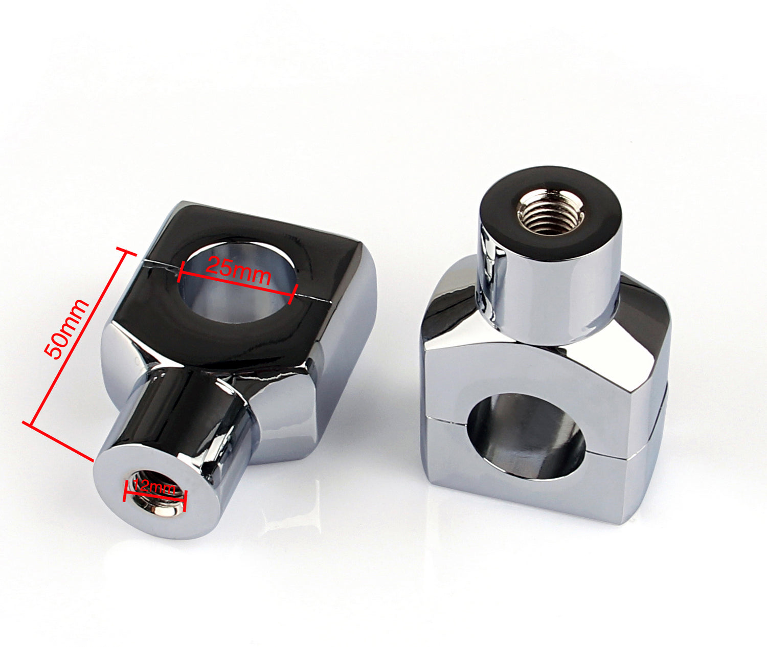 2" Handlebar Risers Billet VN 900 Yamaha V-Star Honda VTX Suzuki Boule ...