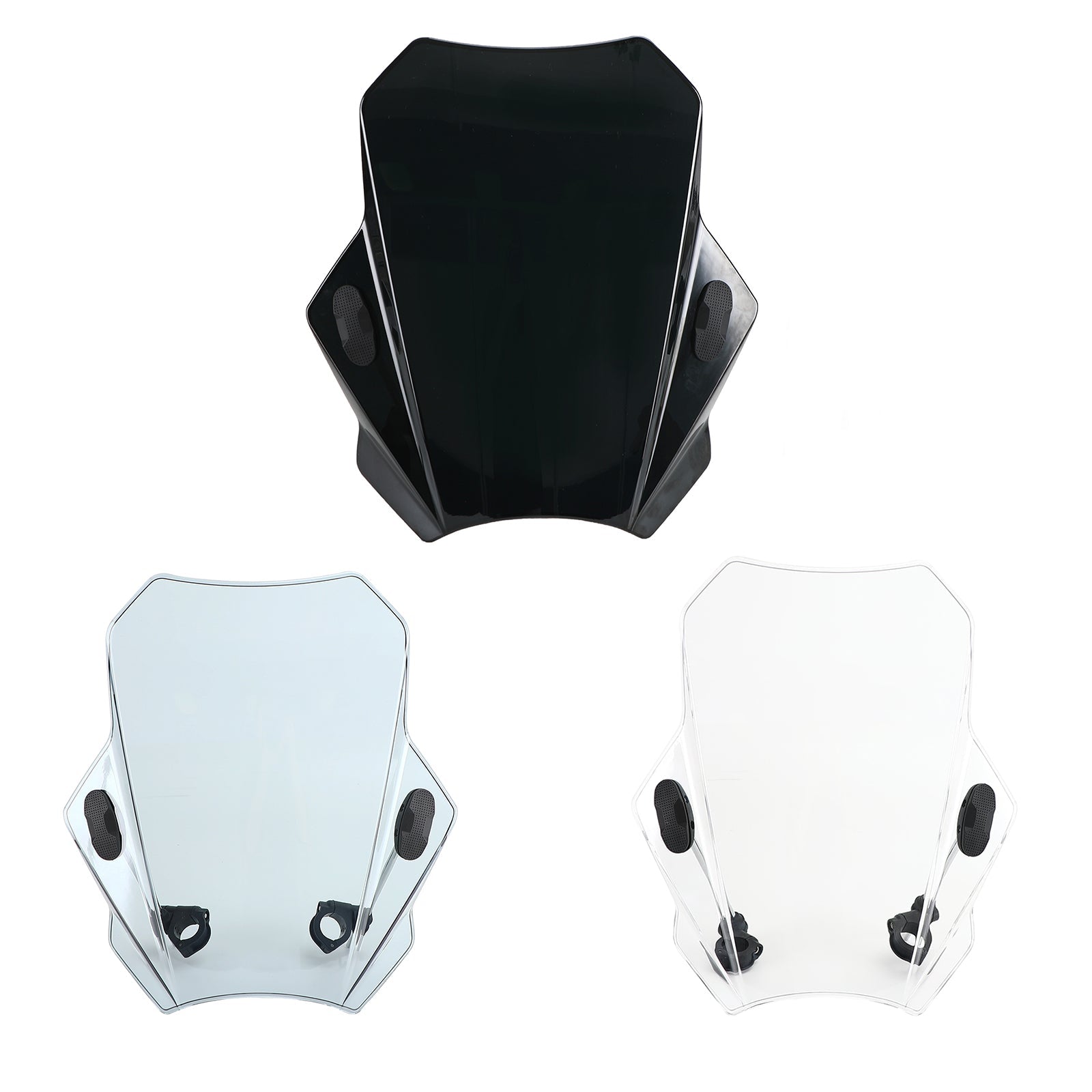 22MM 25MM 28MM Handlebar Motorcycle Adjustable Wind Screen Windshield ...