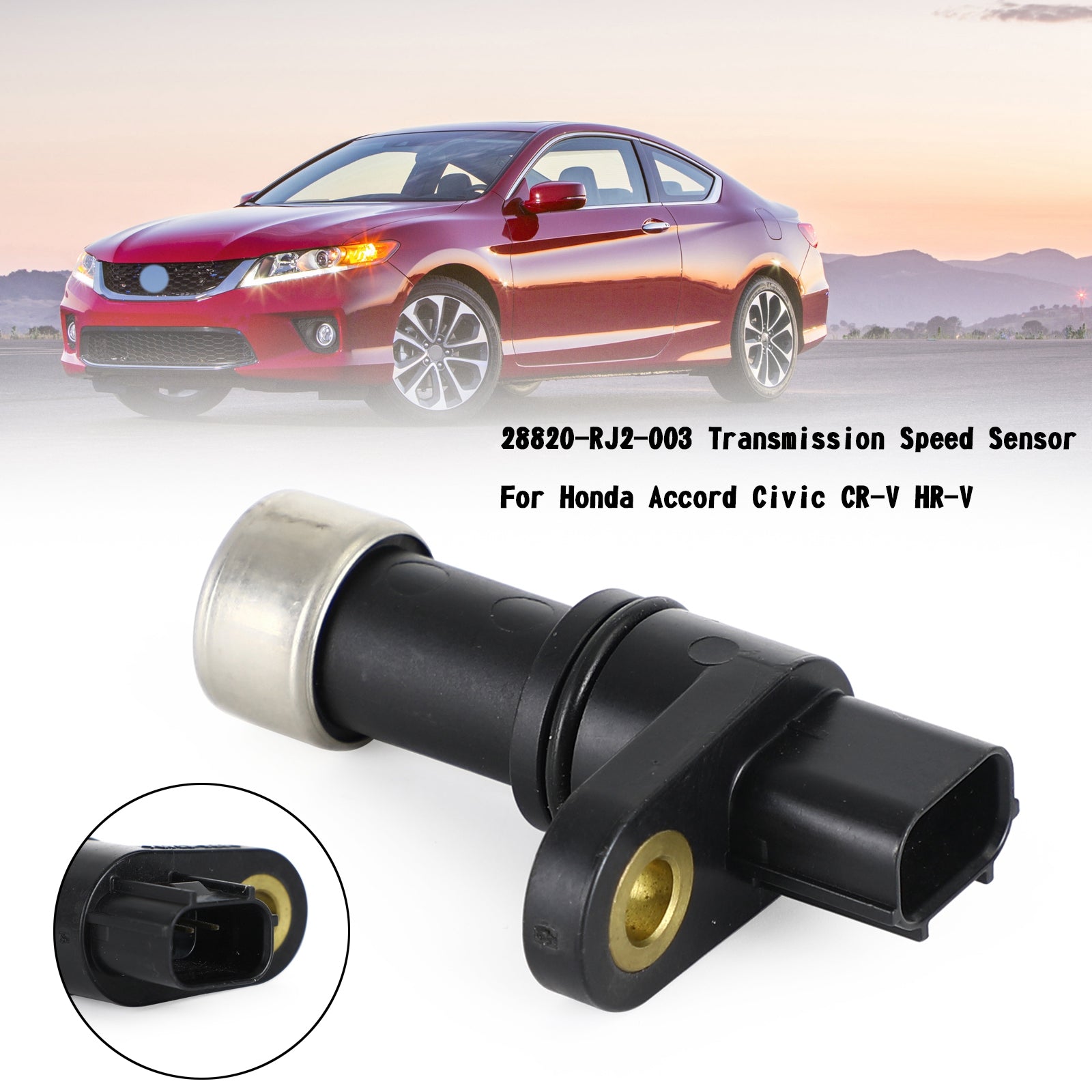 28820-RJ2-003 Transmission Speed Sensor For Honda Accord Civic CR-V HR ...