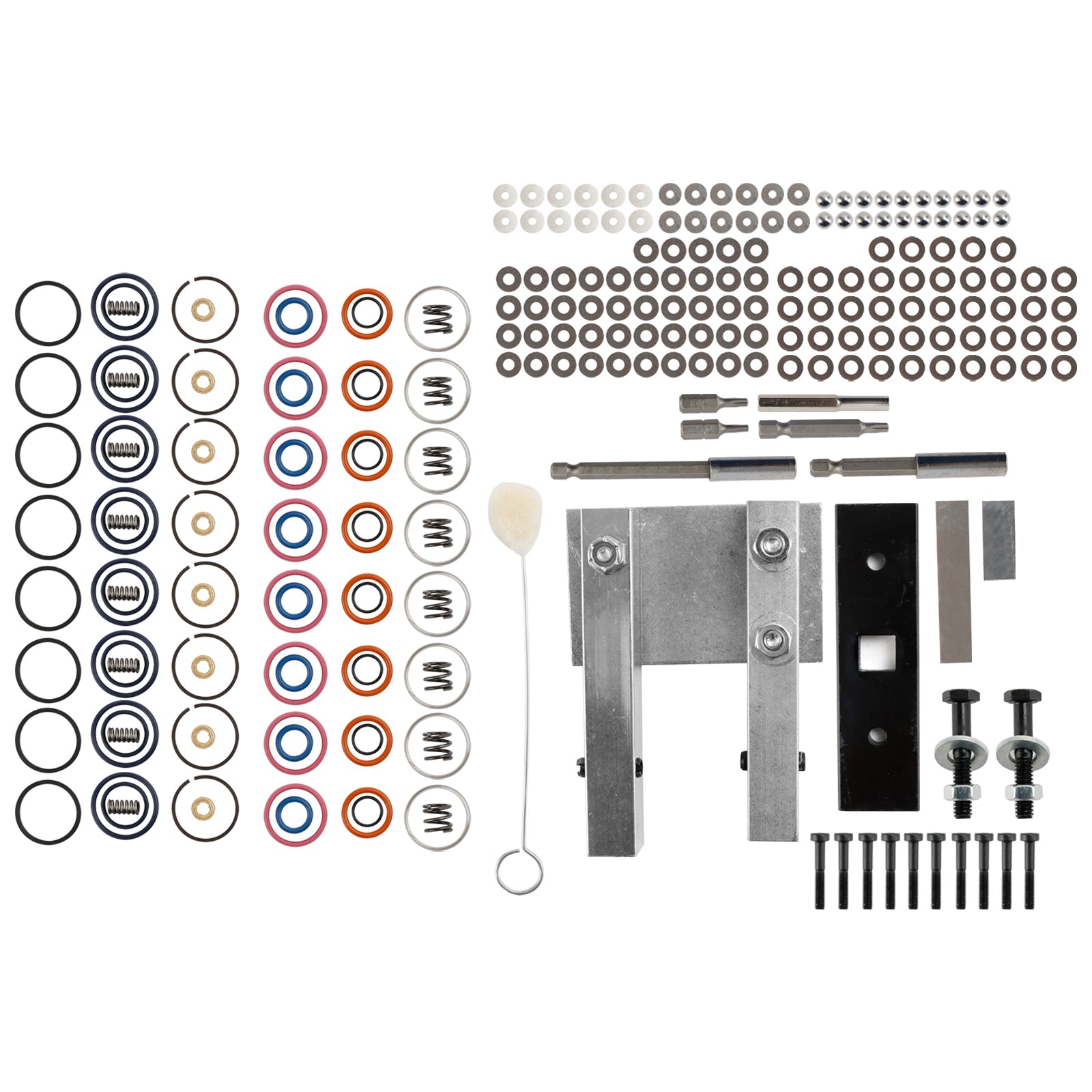 Injector Rebuild Kit Fit 7.3L Power Stroke 94-03 W/Vice Clamp And Tool ...