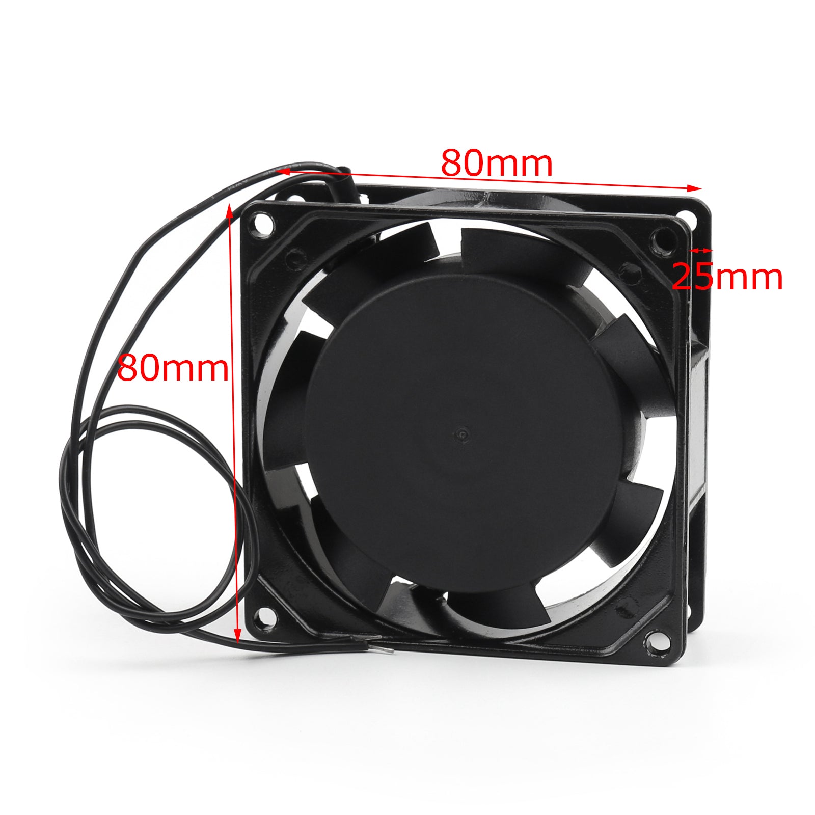 1Pcs AC 220V~240V Metal Cooling Fan 8025S 80x80x25mm 50/60Hz 0.1A Comp ...