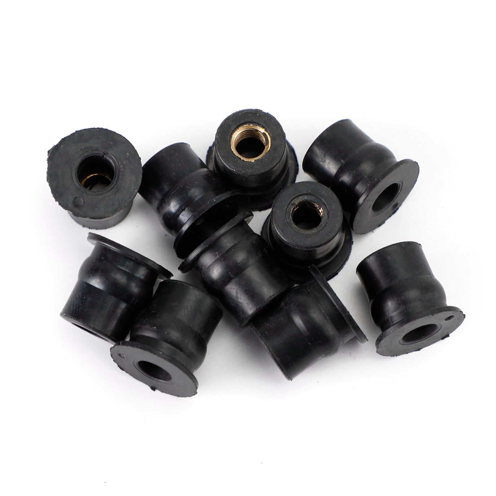 M6 Rubber Well Nuts Wellnuts for Fairing & Screen Fixing Pack of 10 ...