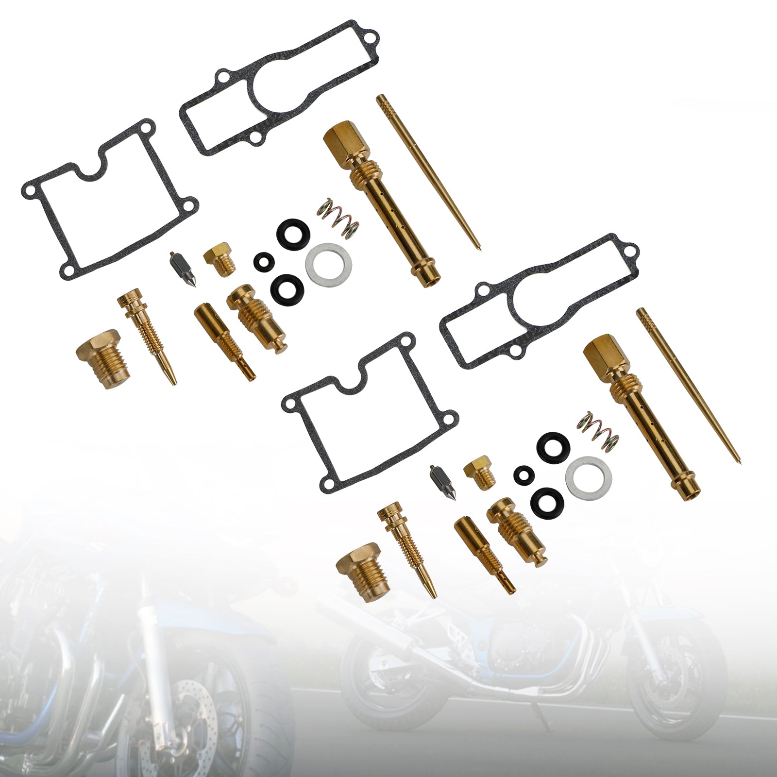 2X 1980-1983 Kawasaki Z400 KZ400FX KZ550 GPZ550 Carburetor Rebuild Kit ...