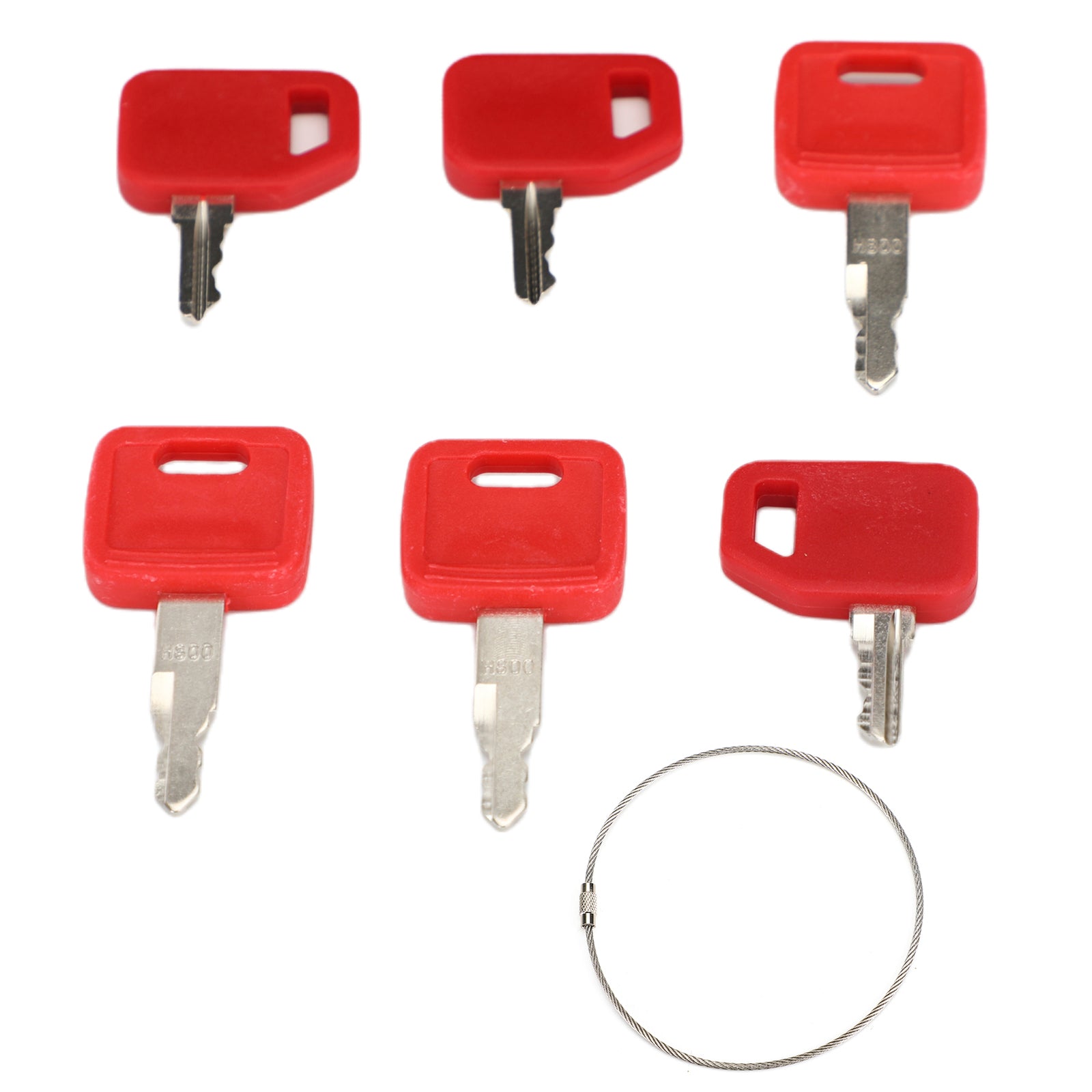 (6)For John Deere Heavy Equipment Ignition Excavator Loader Dozer Keys ...