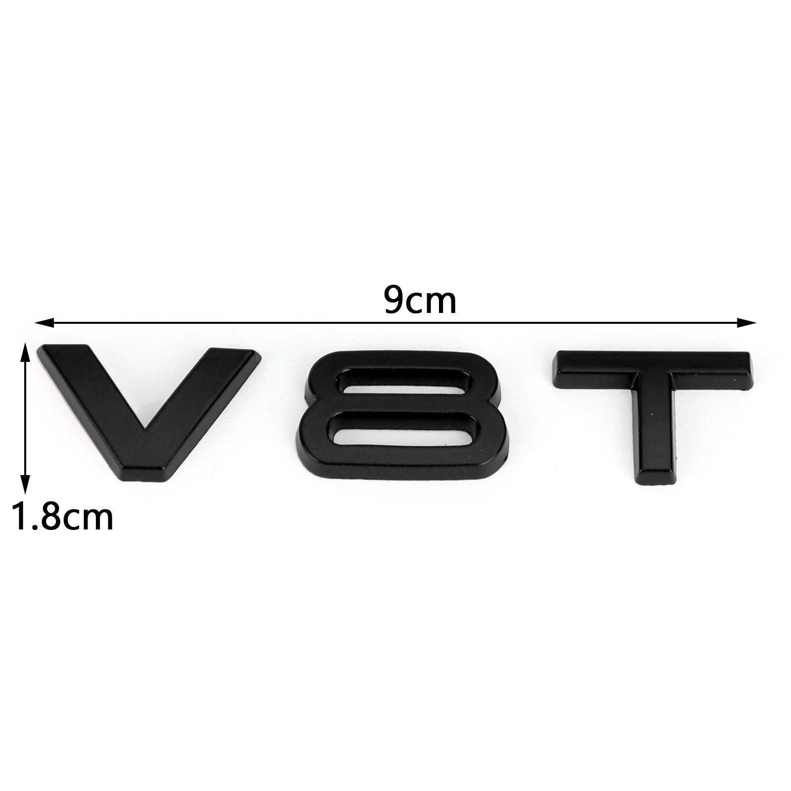 V8T Emblem Badge Fit For AUDI A1 A3 A4 A5 A6 A7 Q3 Q5 Q7 S6 S7 S8 S4 S ...