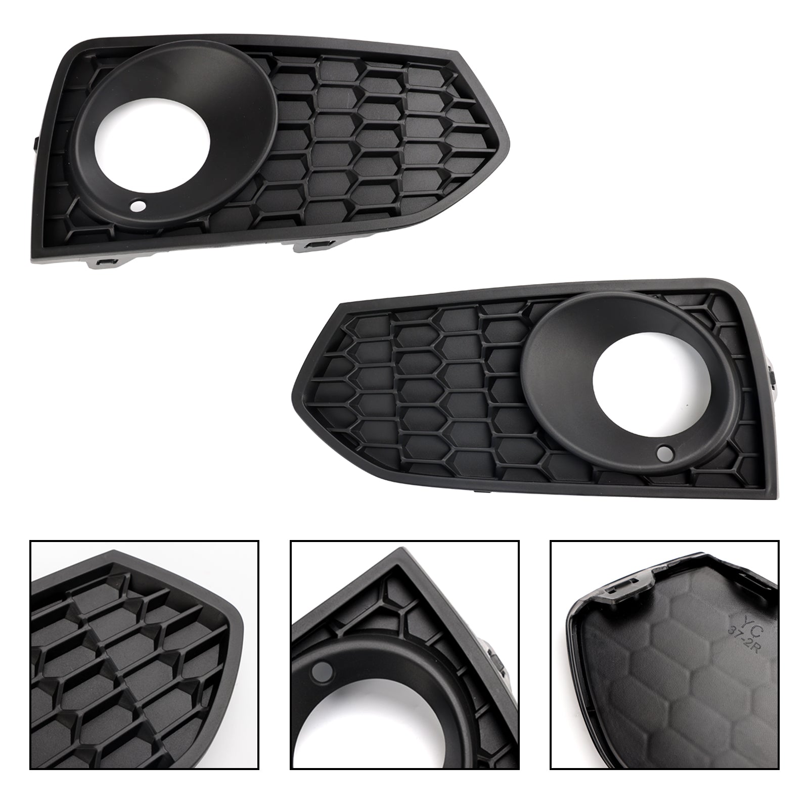 BMW 2 Series F22 F23 M Sport 2PCS Front Bumper Fog Light Grille Grill ...