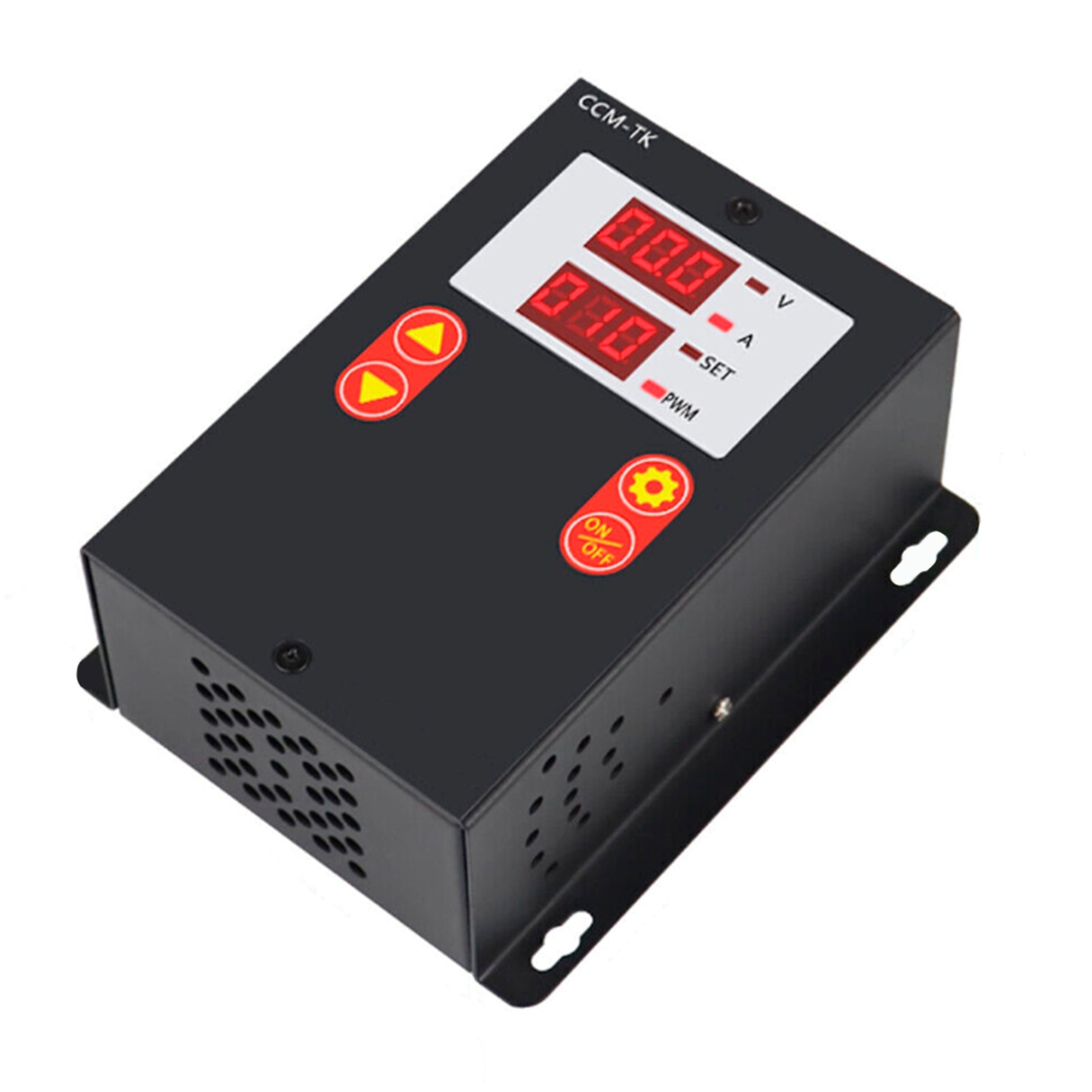 DC 12-80V 30A PWM Motor Speed Controller Soft-Start/Stop Voltage Amper ...