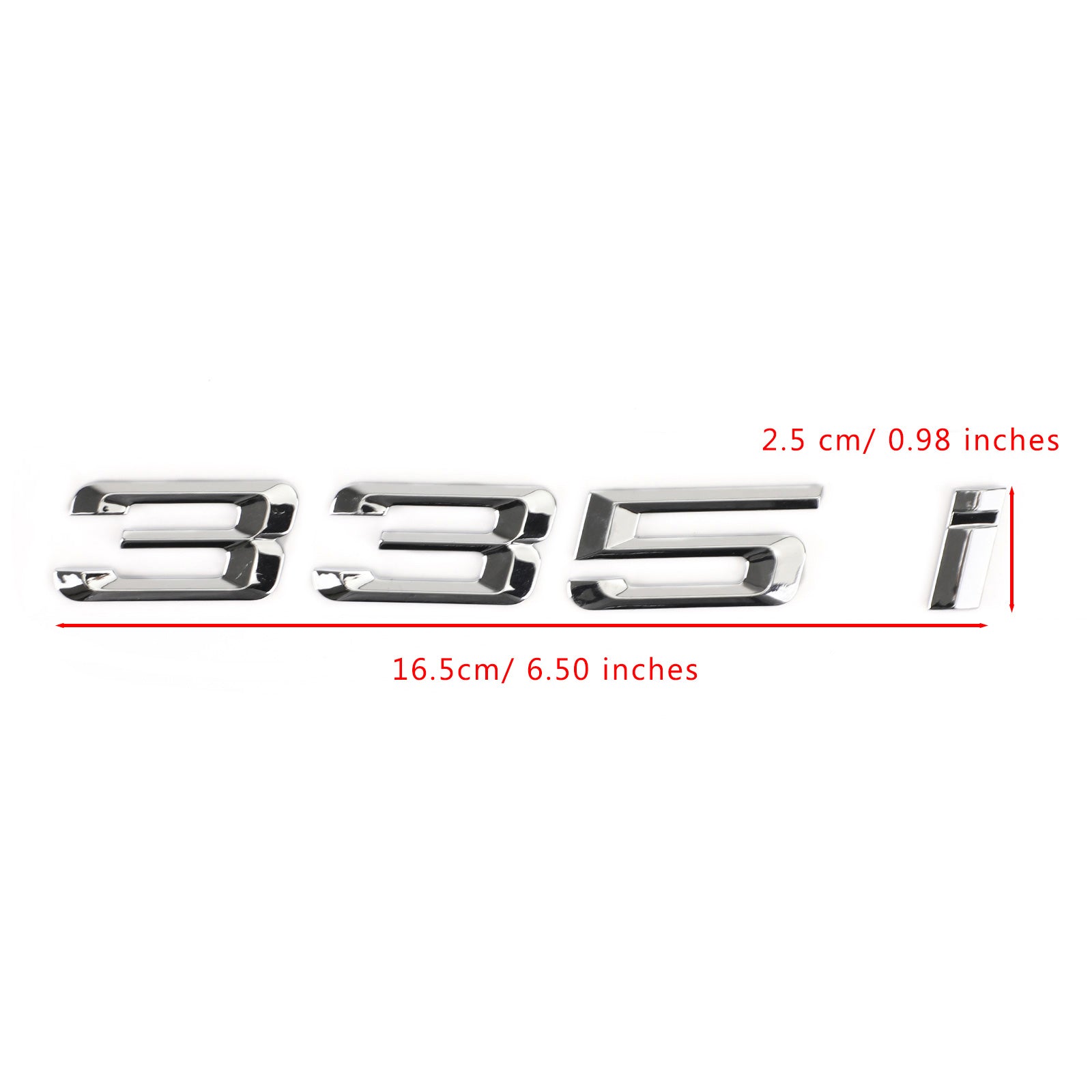 Rear Trunk Nameplate Badge Emblem Numbers Letter Decal 335 i Fit 335i ...