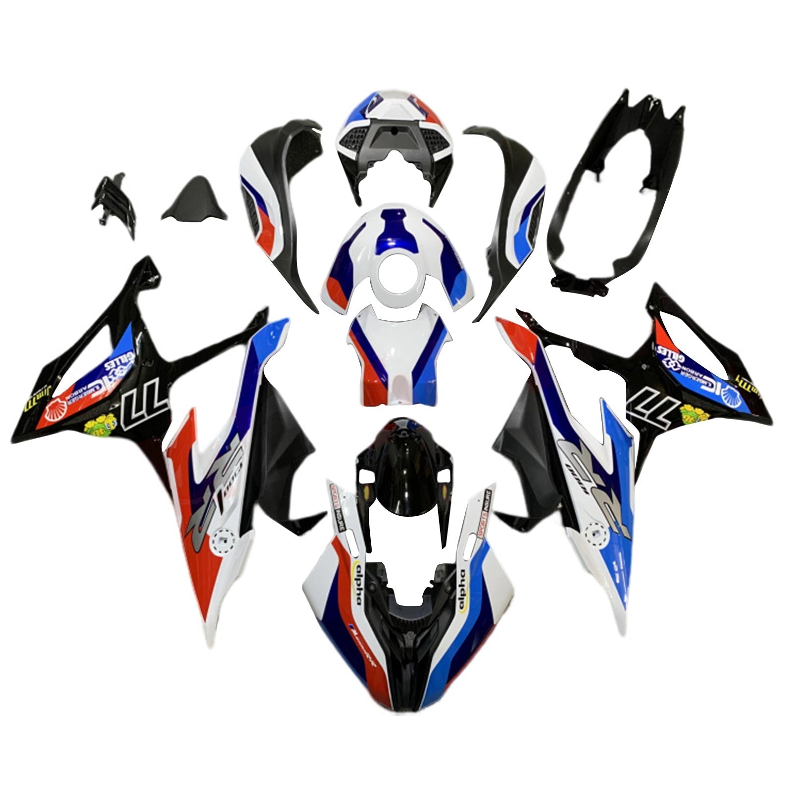 2019-2022 BMW M1000RR S1000RR Fairing Kit Bodywork Plastic ABS ...