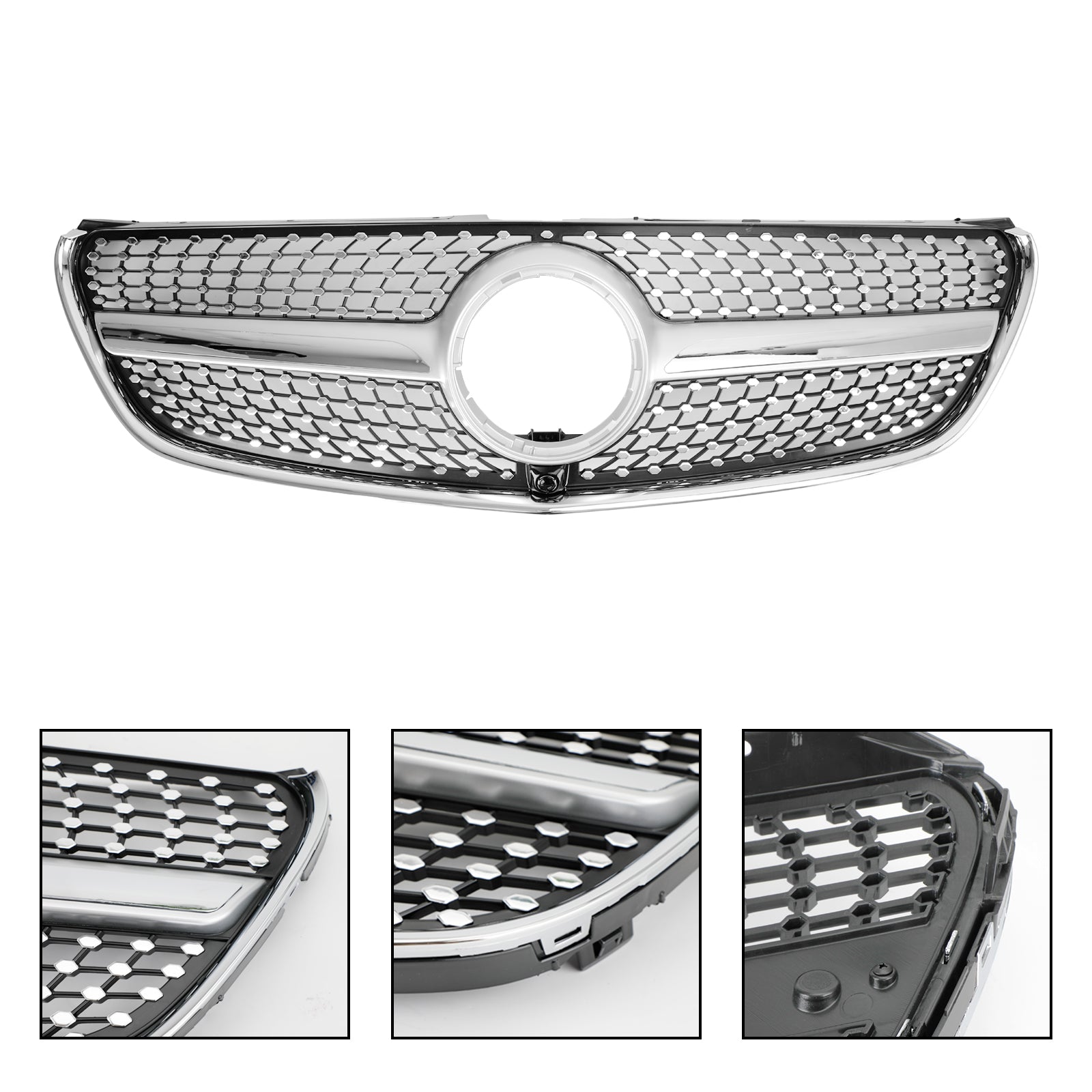 V Class W447 2014-2019 Mercedes Benz Grill Diamond Front Upper Grille ...