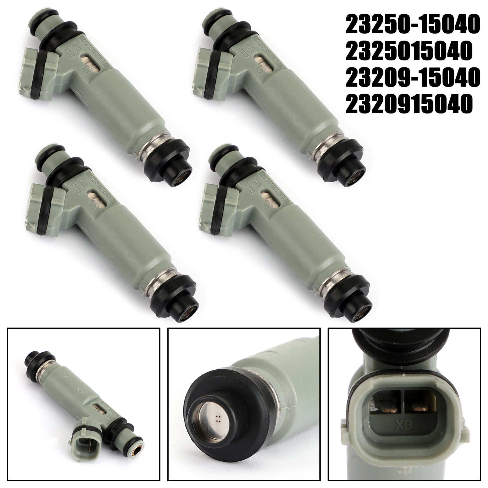 Set of 4 fuel injectors 23250-15040 For Toyota Corolla AE11 4AFE Soluna ...