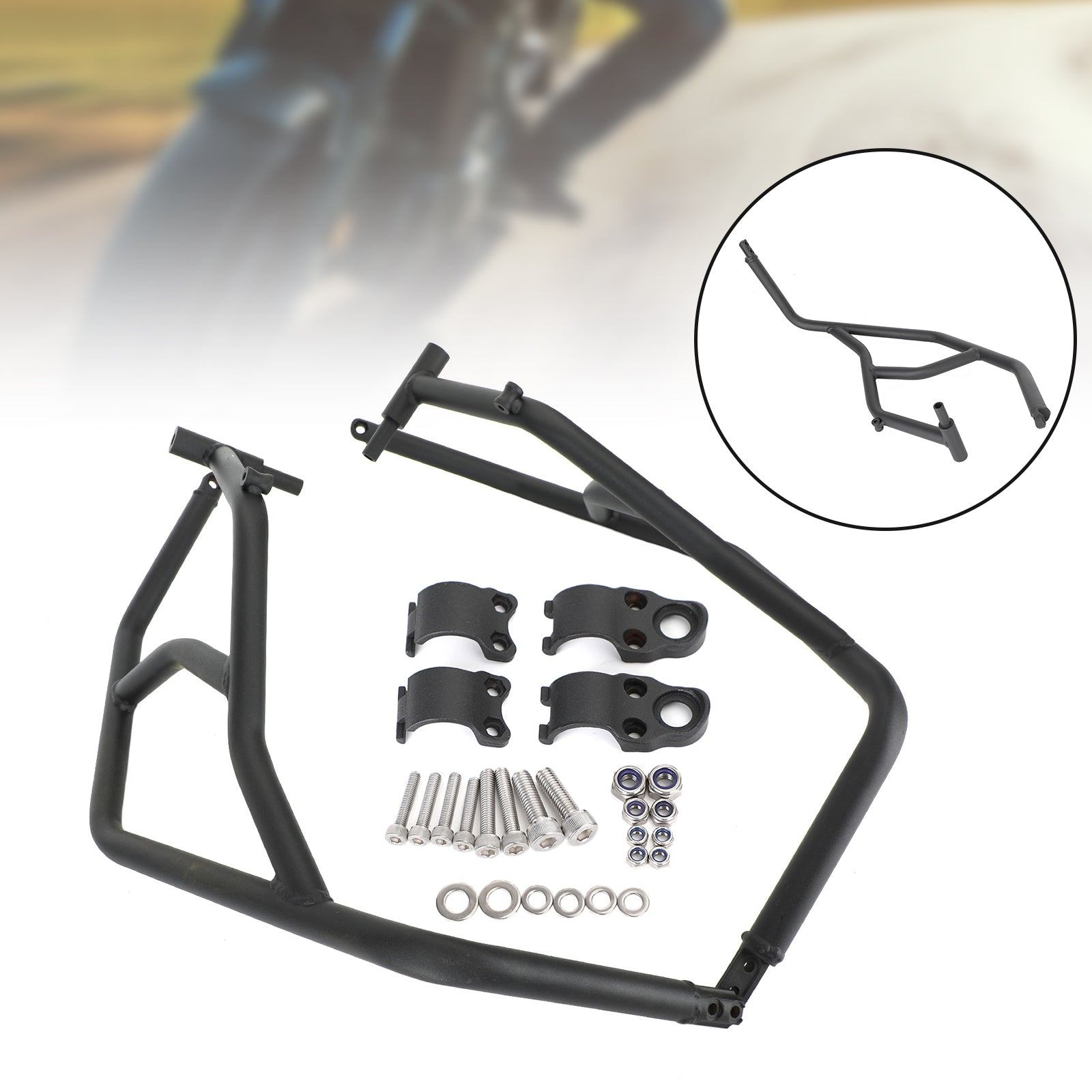 Upper Engine Guard Frame Crash Bar Steel Black For Bmw S1000Xr S 1000 ...