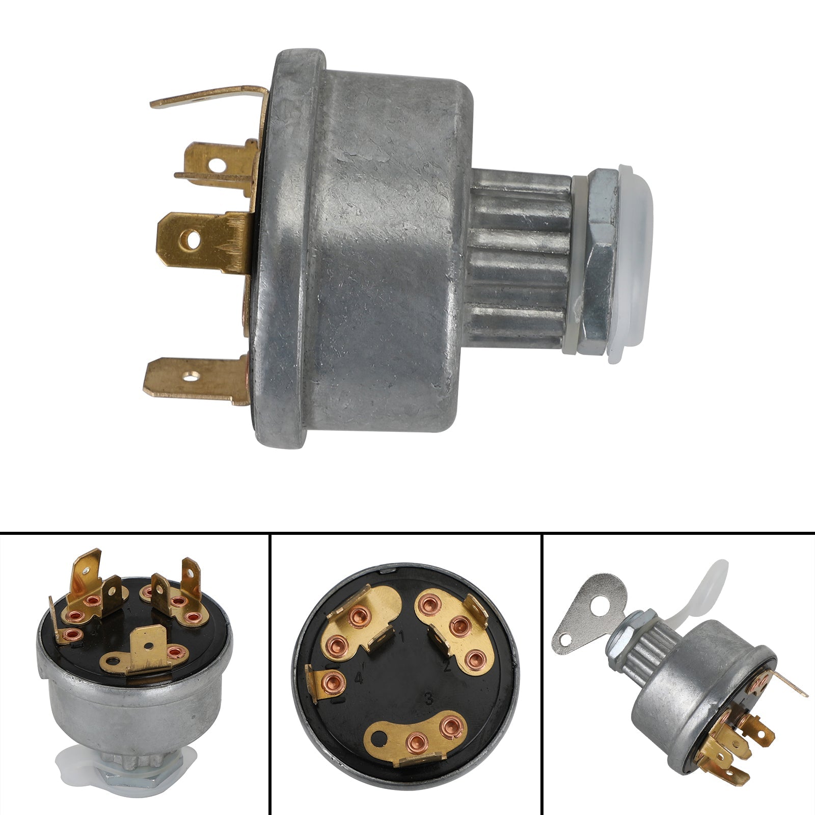 Ignition Switch W/2 Keys For Massey Ferguson Tractor 1874120T94 ...