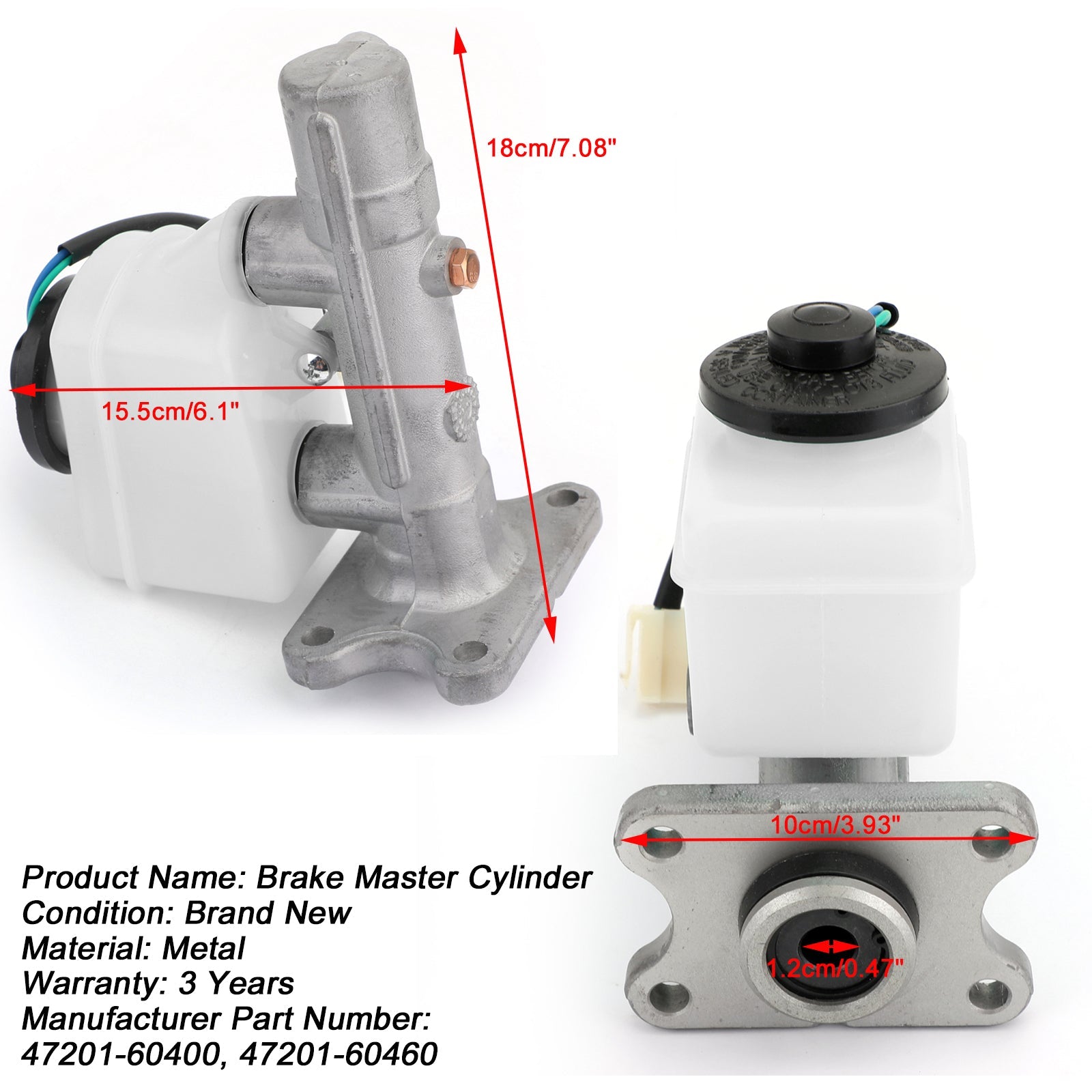 Brake Master Cylinder Fit For Toyota Land Cruiser 80 Series FJ80 HZJ80 ...