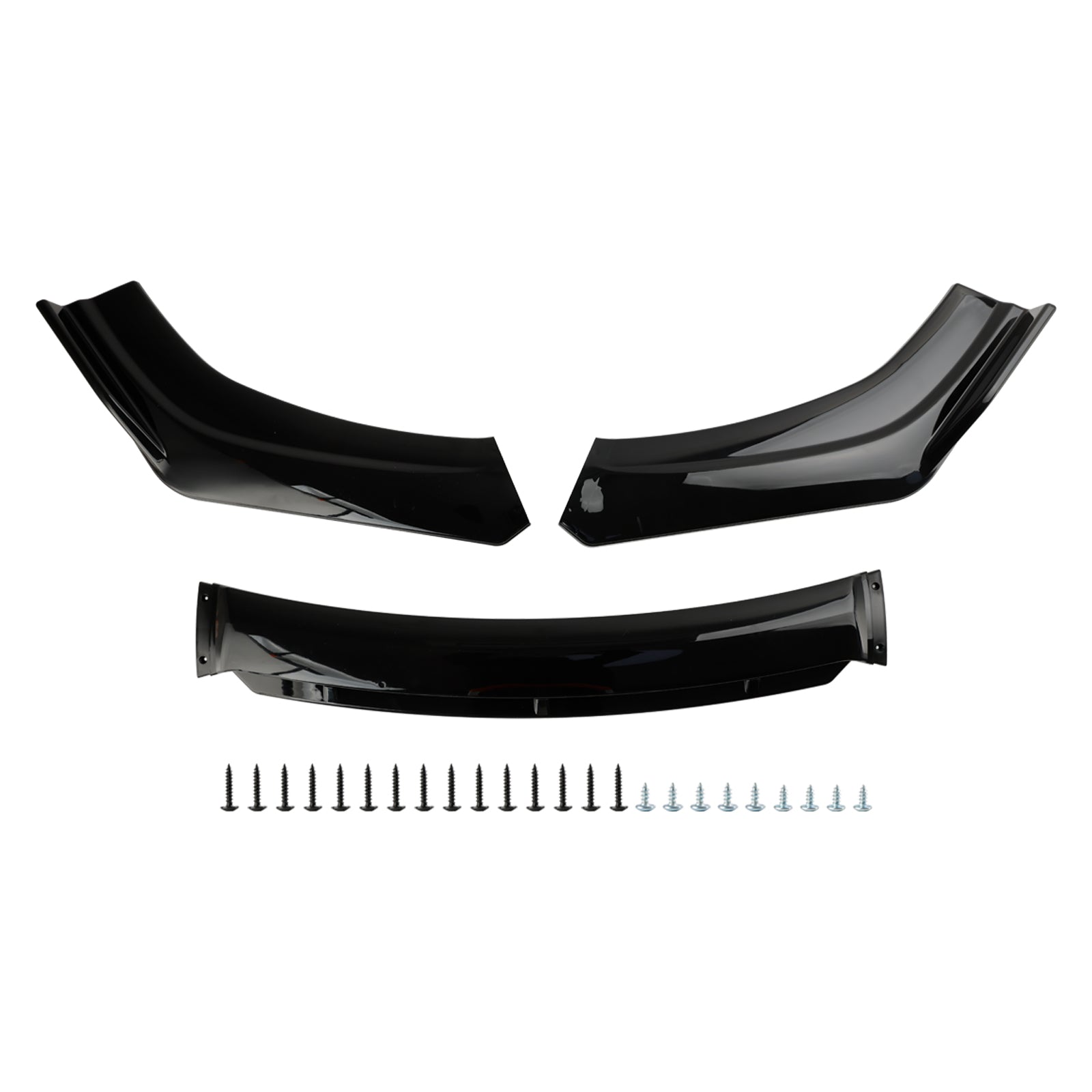 4PCS Universal Car Front Bumper Lip Body Kit Splitter Diffuser Protect ...