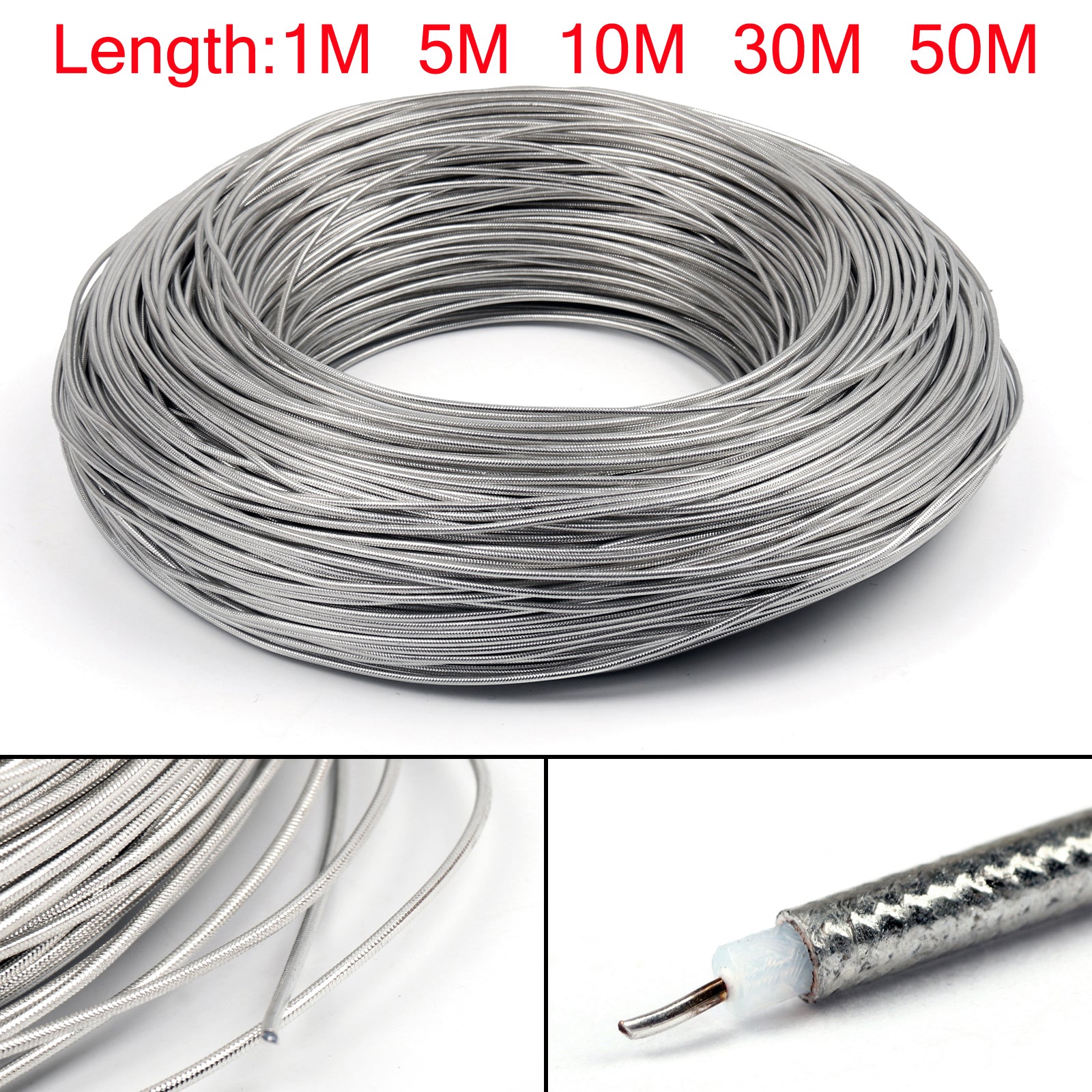 RG405 RF Coaxial Cable Connector Flexible RG-405 Coax Pigtail ...