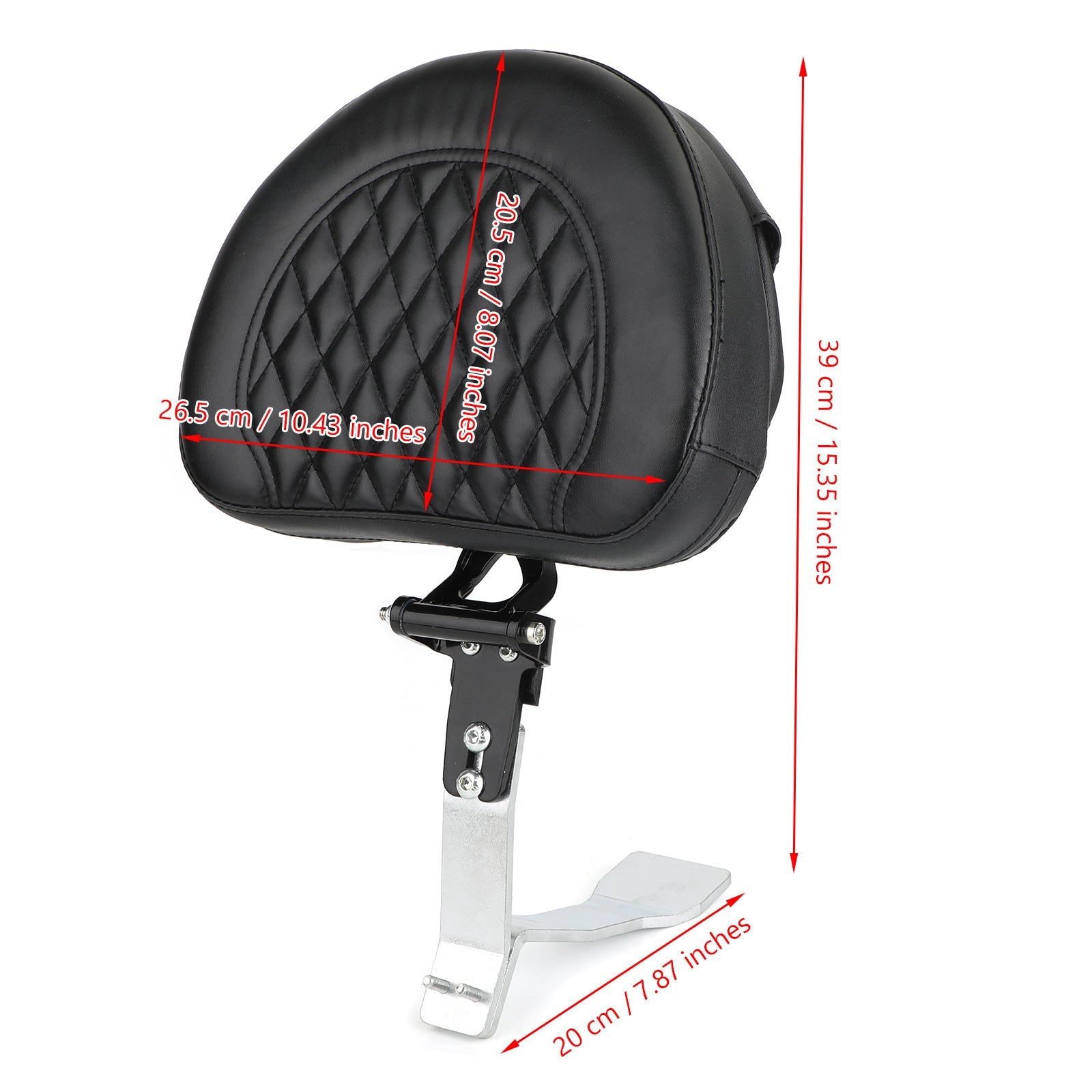 ATV Adjustable Driver Backrest fit for Can Am Spyder RT SE6 SM6 SE5 ...