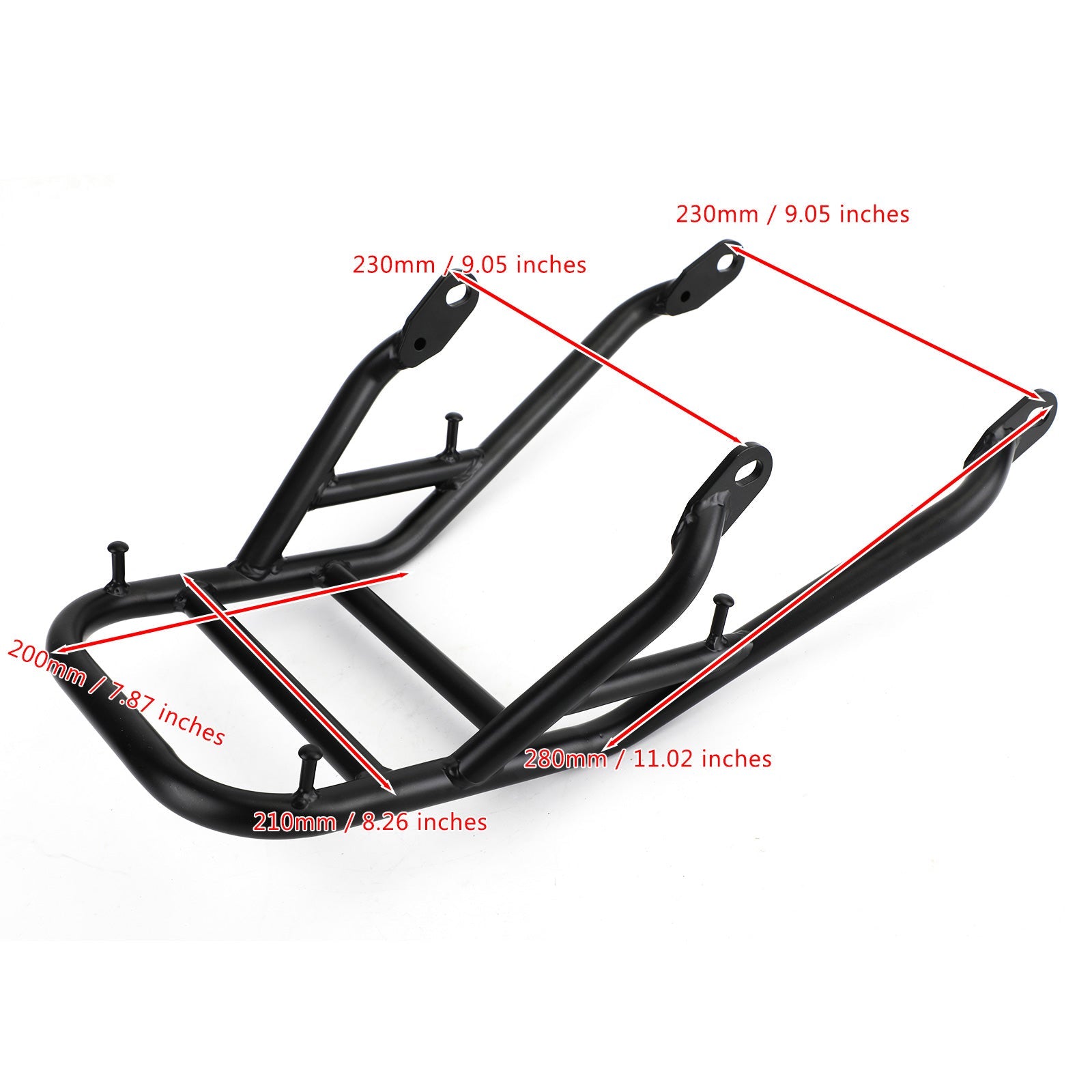 Rear Cargo Luggage Rack Carrier Fit for Honda Rebel CMX500 CMX300 2017 ...