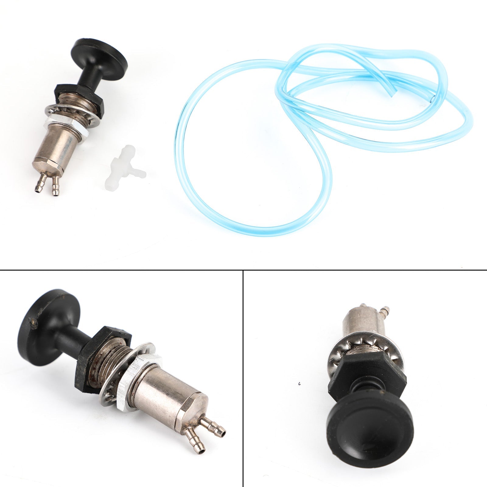 Fuel Primer Plunger Pump Kit for Honda Yamaha Kawasaki Snowmobile/ATV ...