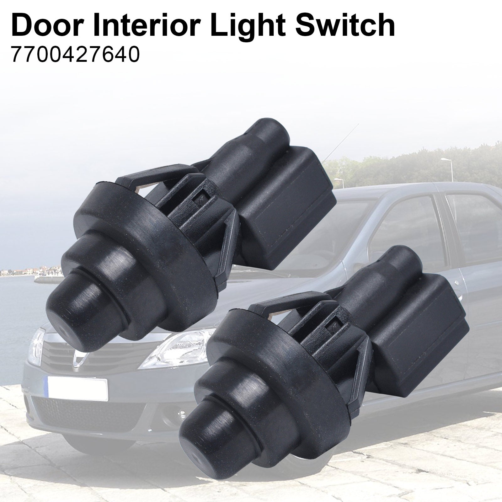 2X Door Interior Light Switch For Renault Clio Mk2 Kangoo Megane 77004 ...